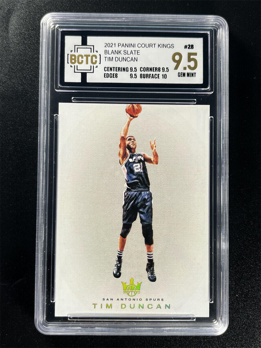 2021-22 Panini Court Kings Tim Duncan 油画 马刺 蒂姆 邓肯 石佛 画布 特卡 大比例 ssp BCTC ...