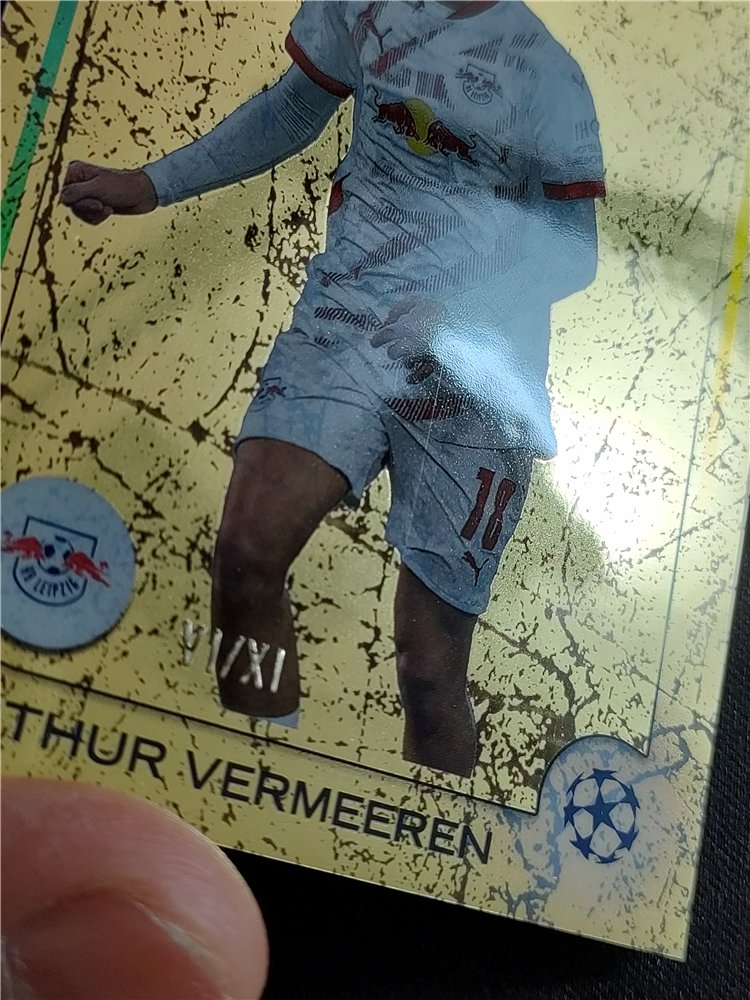 【LA足球】2025 Topps Chrome ARTHUR VERMEEREN 欧冠 莱比锡红牛 阿蒂尔 费尔梅伦 比利时 马德里竞技 罗马 ...