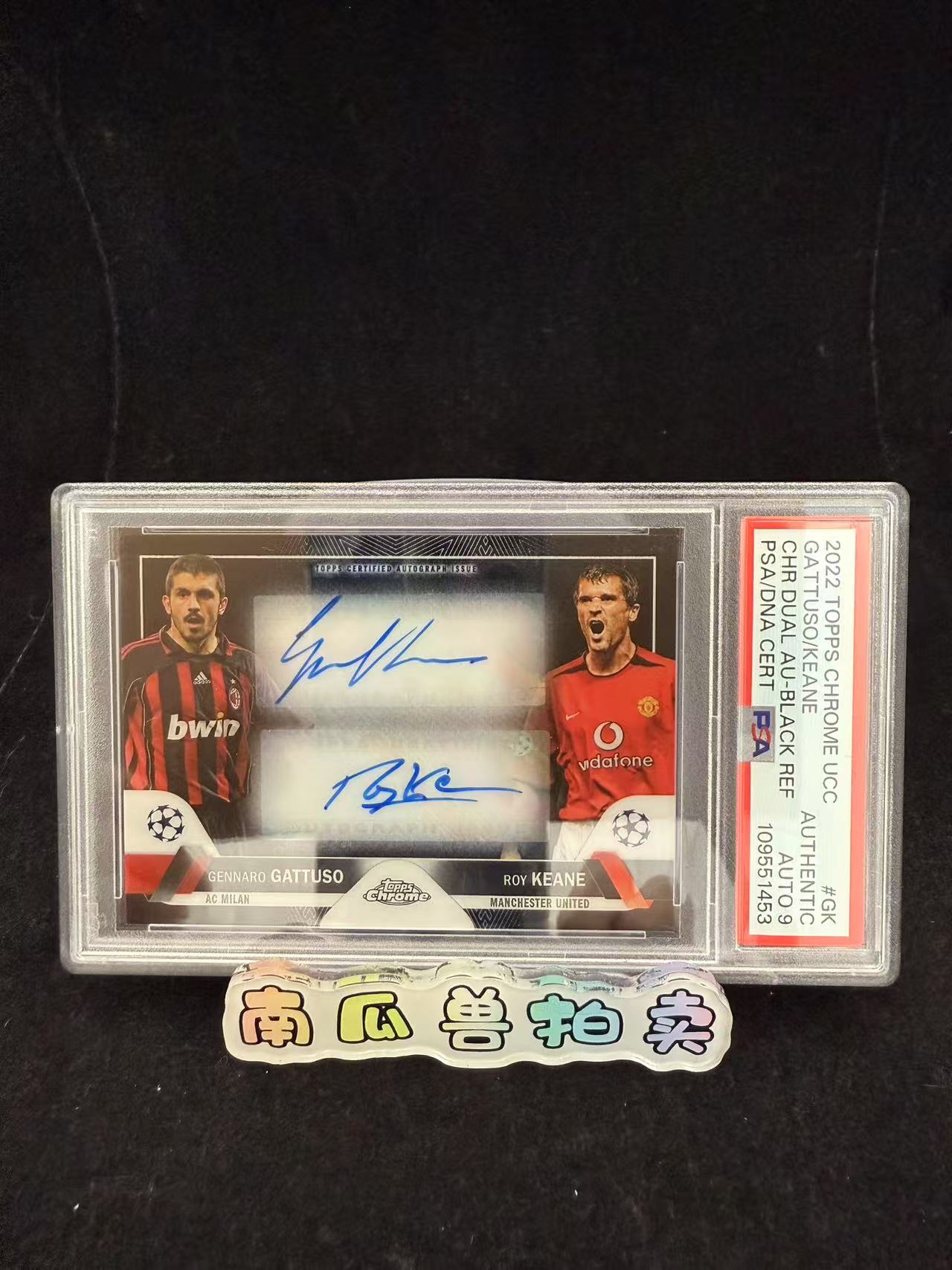 2023 Topps Chrome Gennaro Gattuso AC米兰 曼彻斯特联 加图索 罗伊基恩 10编 尾编 双人 签字 签名 ...