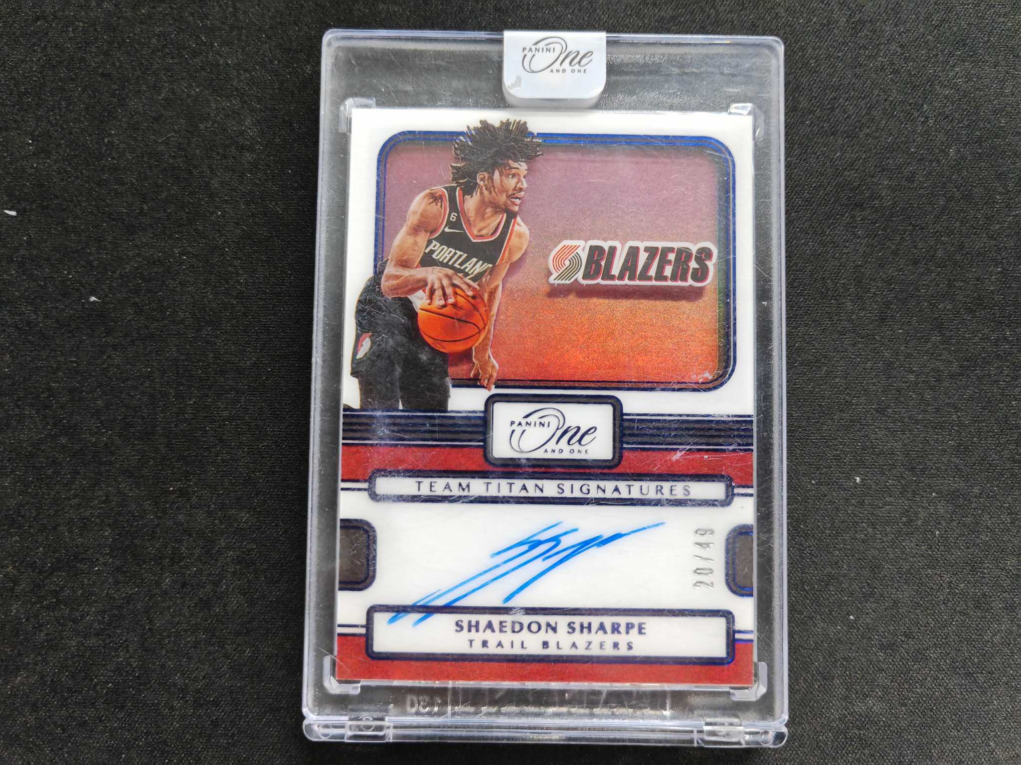 2022-23 Panini One and One Shaedon Sharpe RC SC拍卖 oao 新秀 开拓者 夏普 签字 卡签 ...