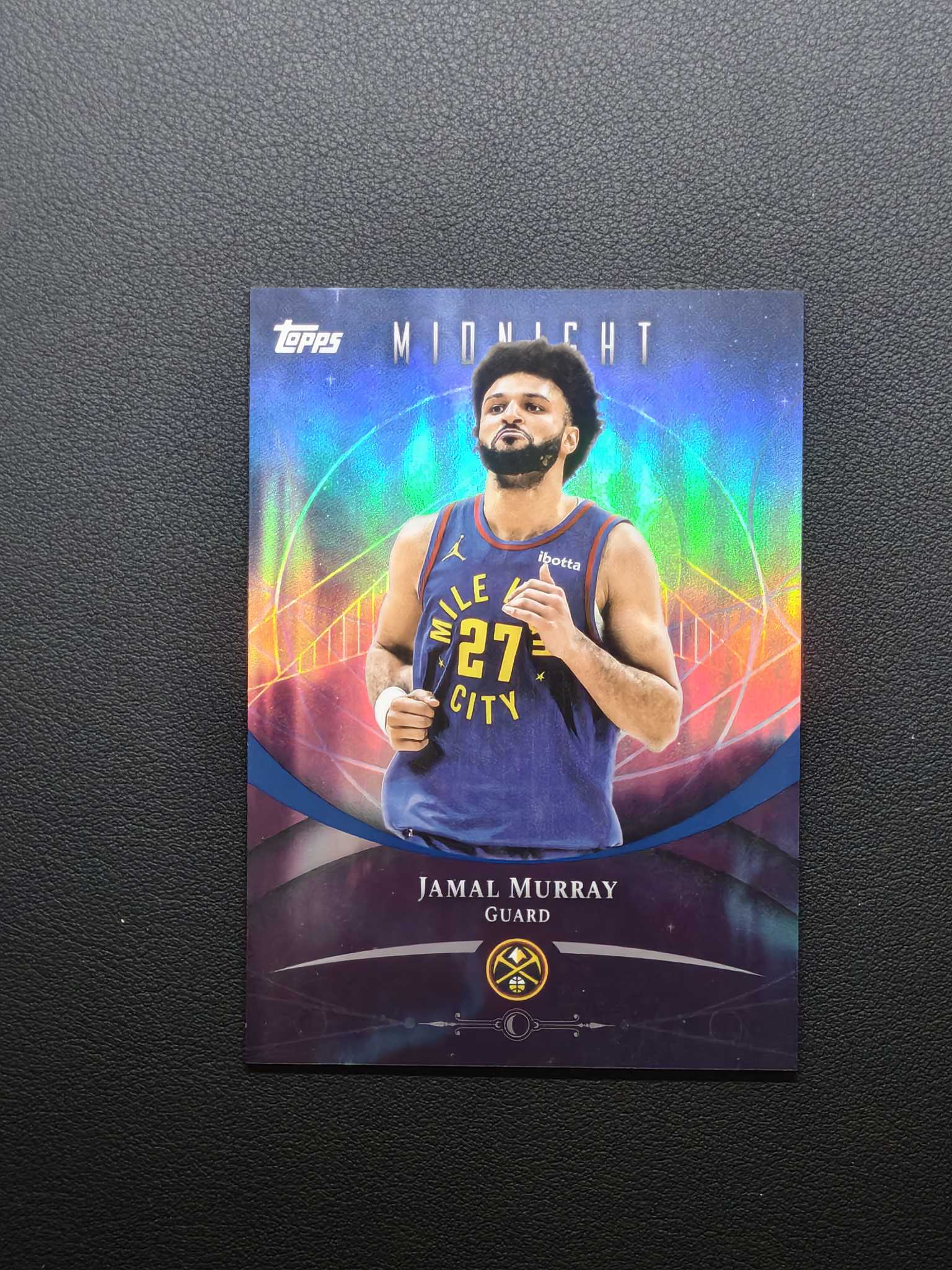 2025 Topps Midnight Jamal Murray 午夜 元年 系列 丹佛掘金 贾马尔 穆雷 月光平行 银折 折射 SP 投资 ...