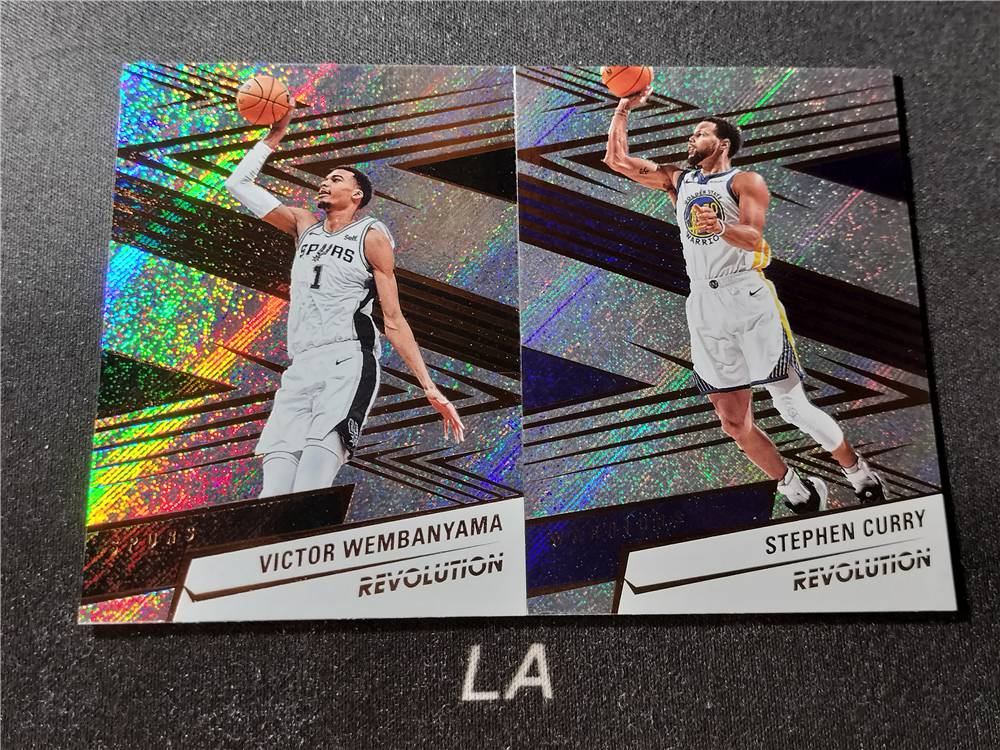 【LA拍卖】2024-25 Panini Revolution 革命 维克托 文班亚马 马刺 斯蒂芬 库里 勇士 普卡 Base 2张打包 ...