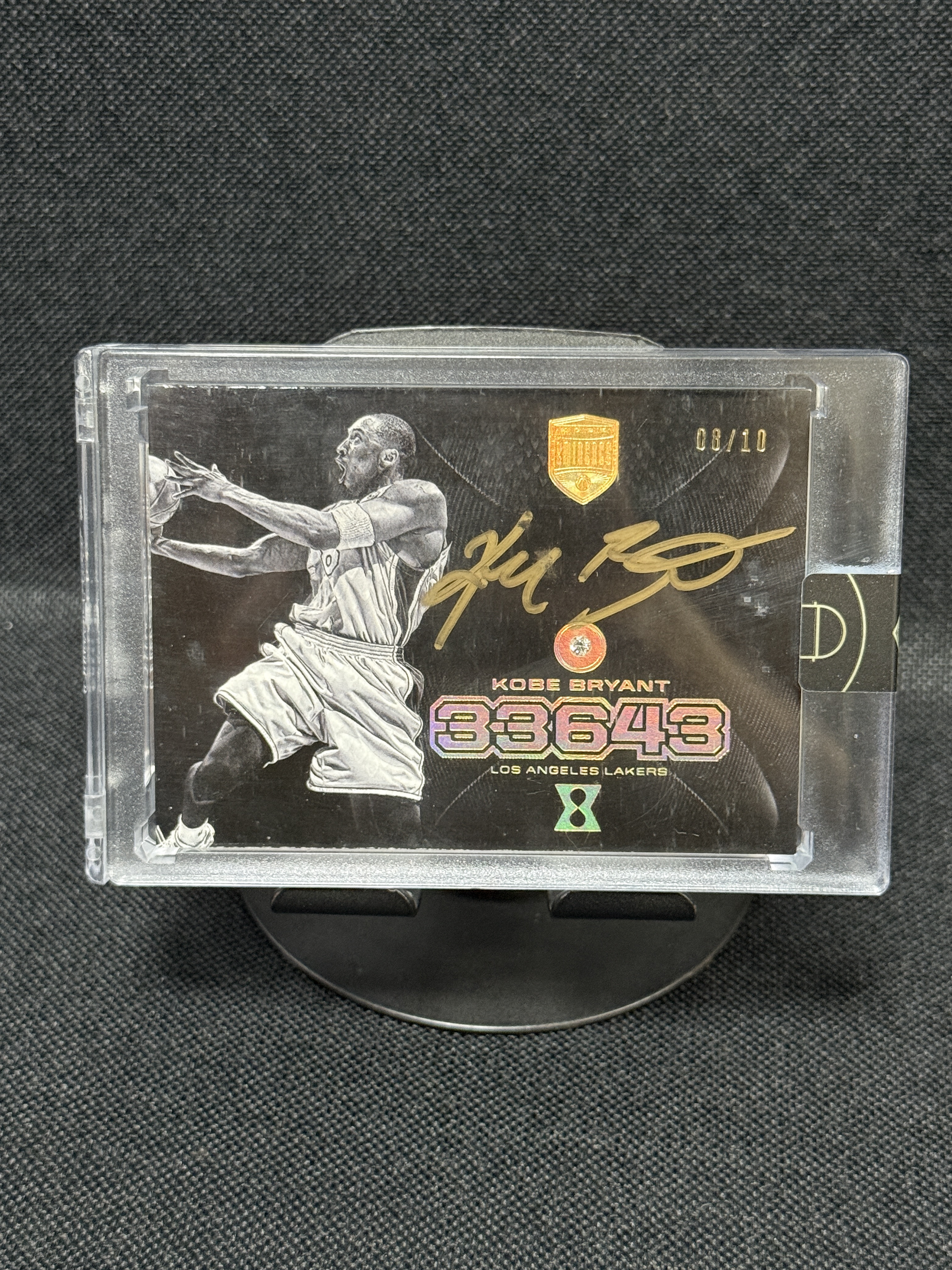 2017 Panini Eminence Kobe Bryant 大真金 湖人 科比 布莱恩特 黑曼巴 小飞侠 08/10 同背 生涯总得分 ...