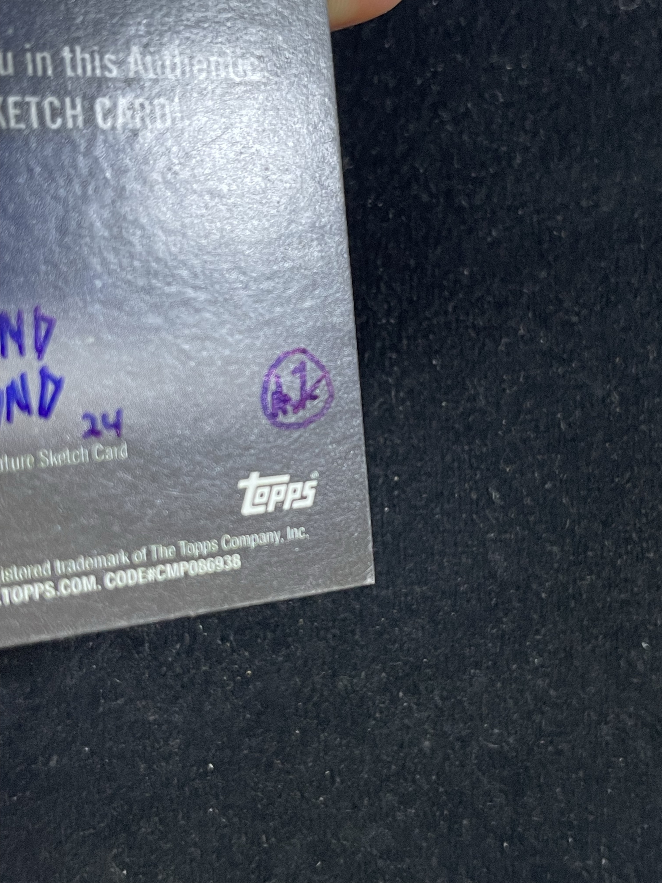 【Lucky幸运壹编壹代拍-JER】TOPPS STAR WARS 星战 赫特人贾巴 Jabba 手绘 1/1编 签字 SKETCH 画师 ...