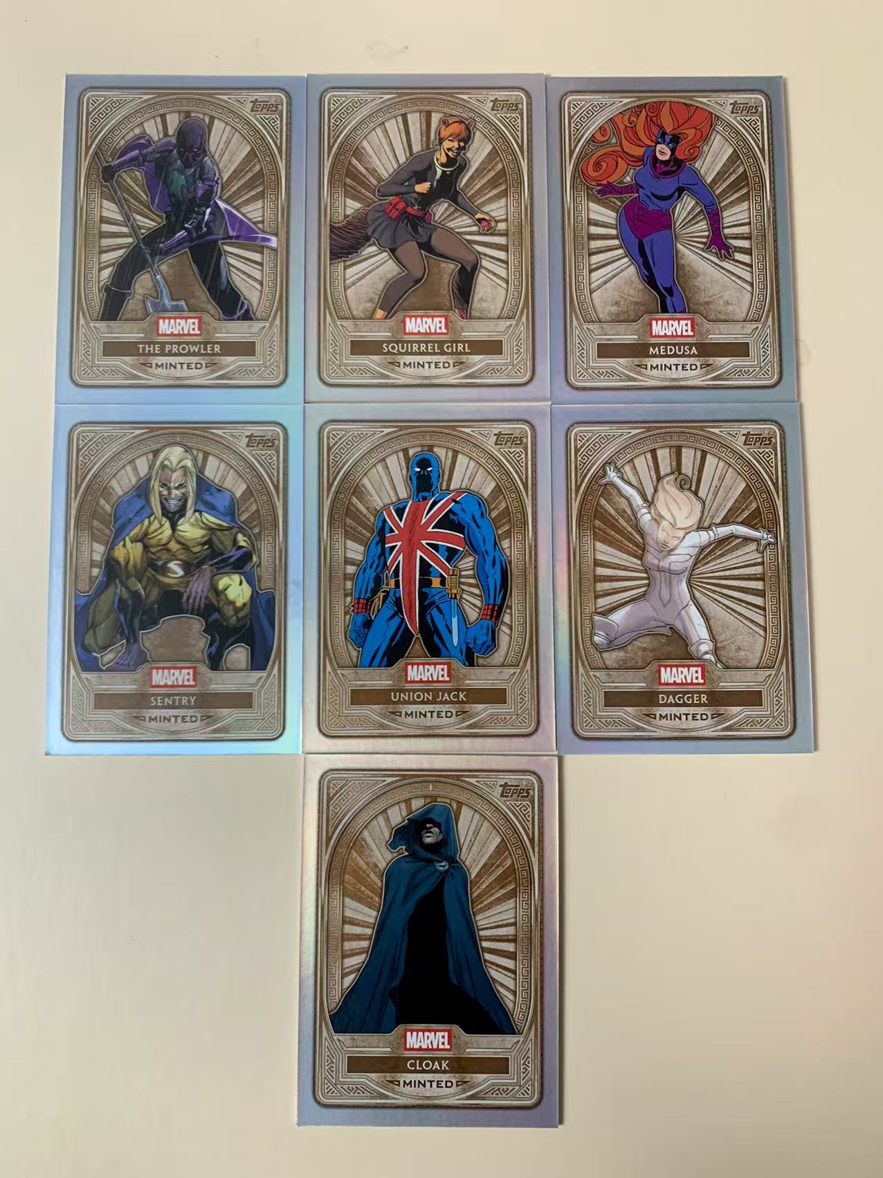 2025 Topps Marvel (MCU) Mint 漫威 琴格蕾 base 金平行 LOT 折射 美杜莎 斗篷 匕首 收藏专收8 卡品如 ...