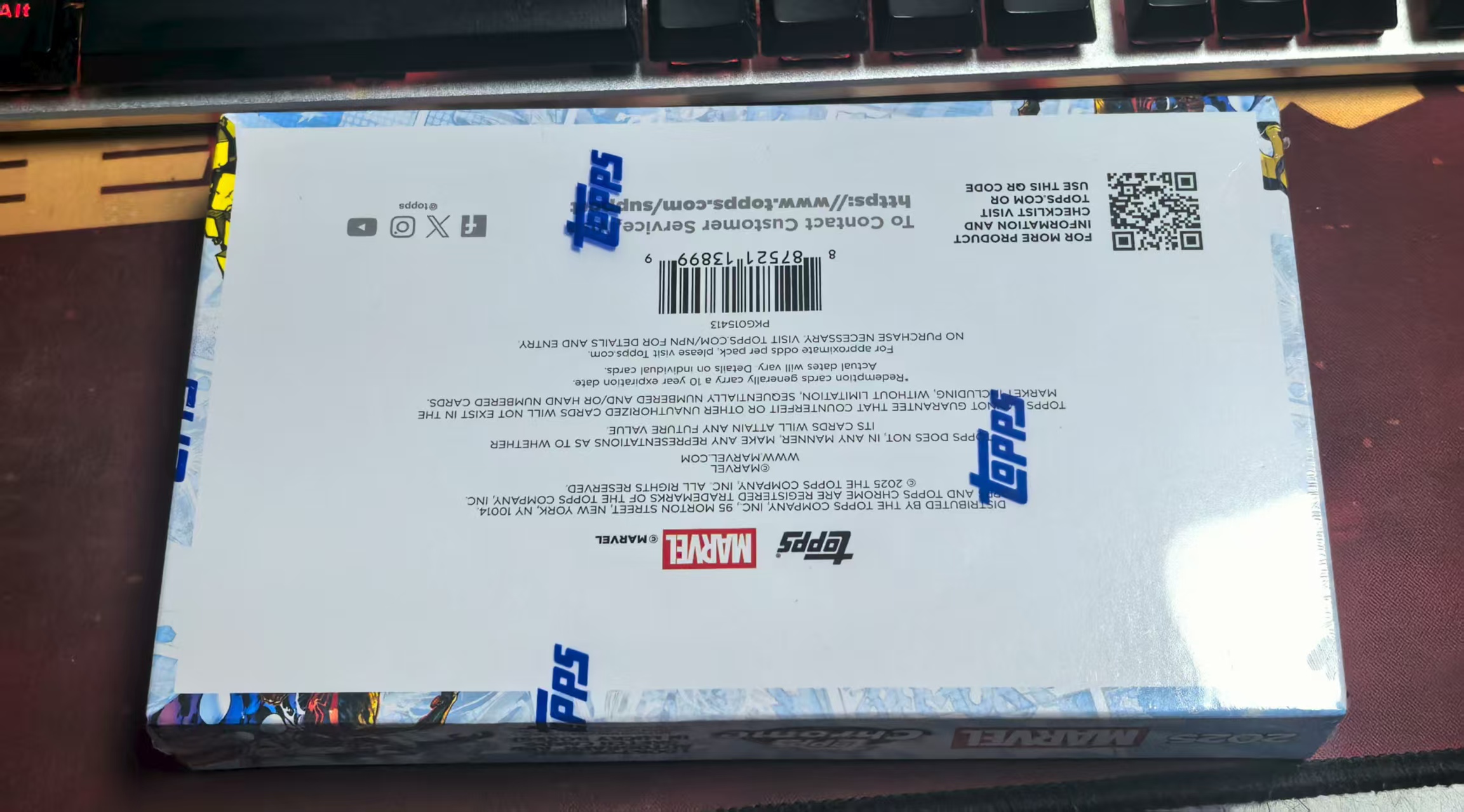 【烦烦拍卖】2025 topps chrome TC hobby marvel 漫威终极收藏品 1盒保4张编 各种周年纪念卡 博蜘蛛侠 钢铁侠 美国队长 洛基 毒液 1/1编 上限极高 6 ...