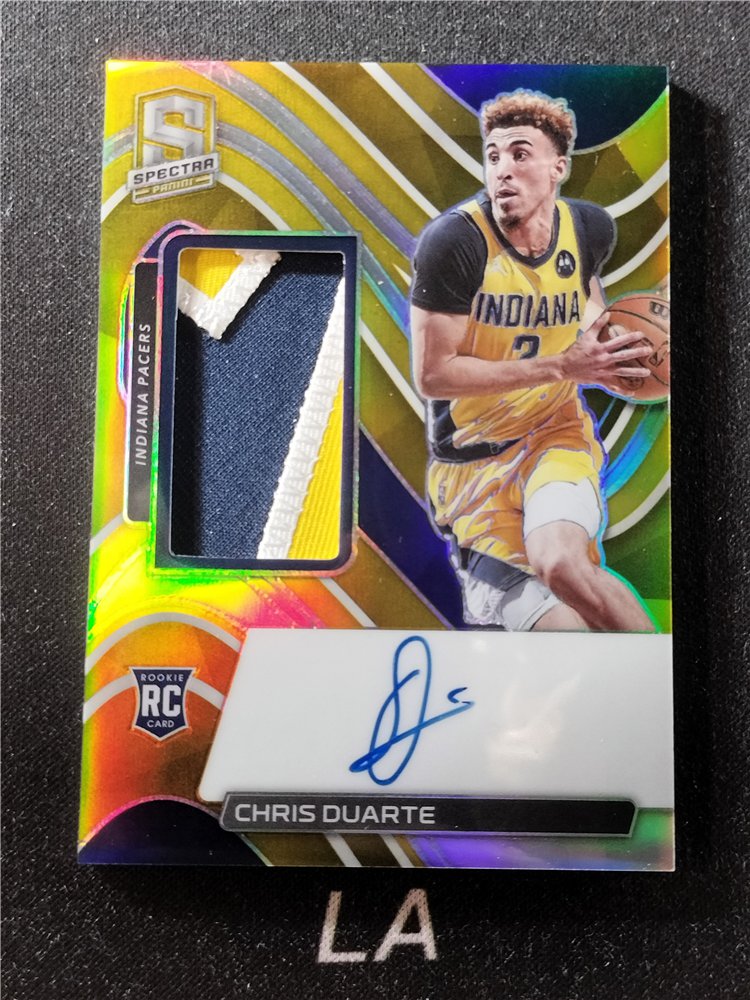 【LA拍卖】2021-22 Panini Spectra Chris Duarte 光谱 新秀RC 克里斯 杜阿尔特 克里斯 杜瓦蒂 步行者 ...