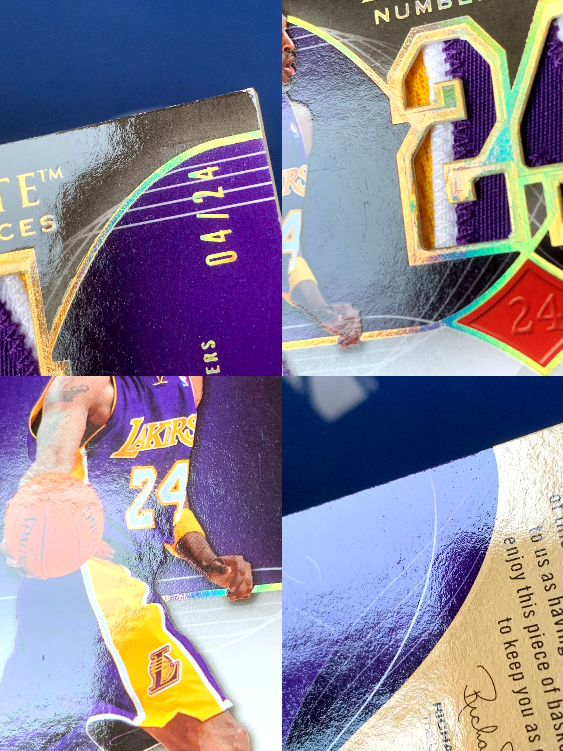 2006-07 Upper Deck Exquisite Kobe Bryant 【海宝】木盒 湖人 科比 24编 同背编 背号编 双窗‘24 ...