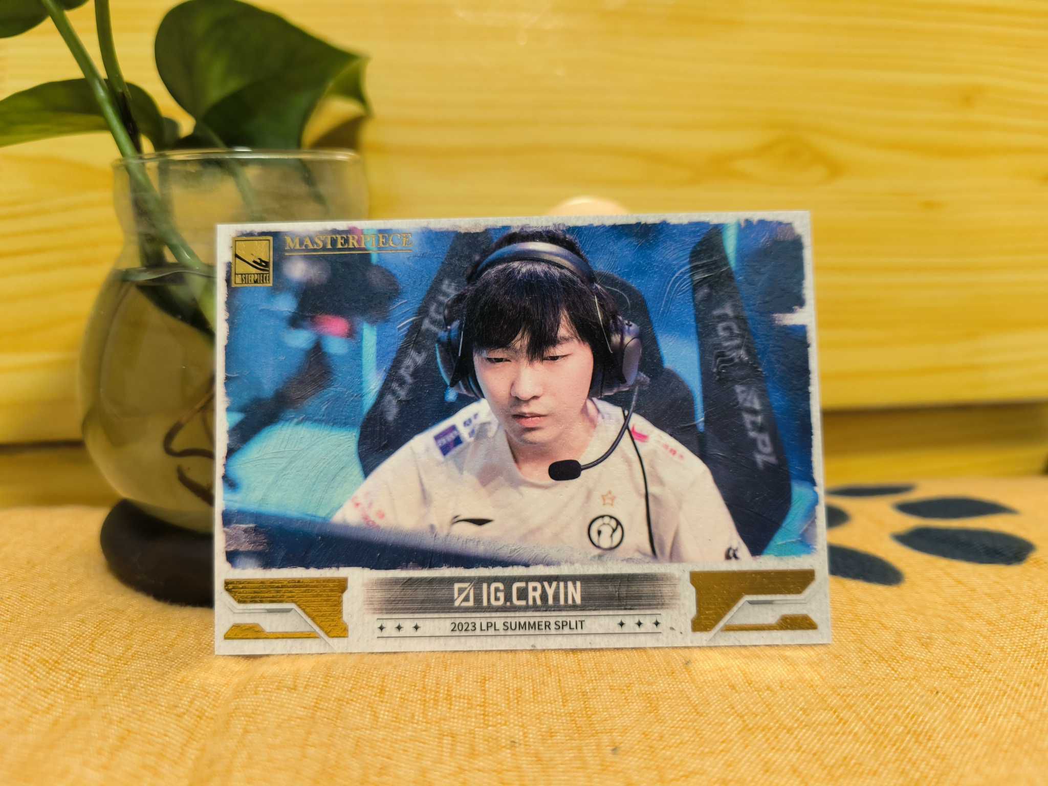 2024 Buffun LPL Cryin 不凡玩品 英雄联盟 杰作系列 ig cryin 果子哥 现场卡 赛事现场 09/15编 a 卡淘