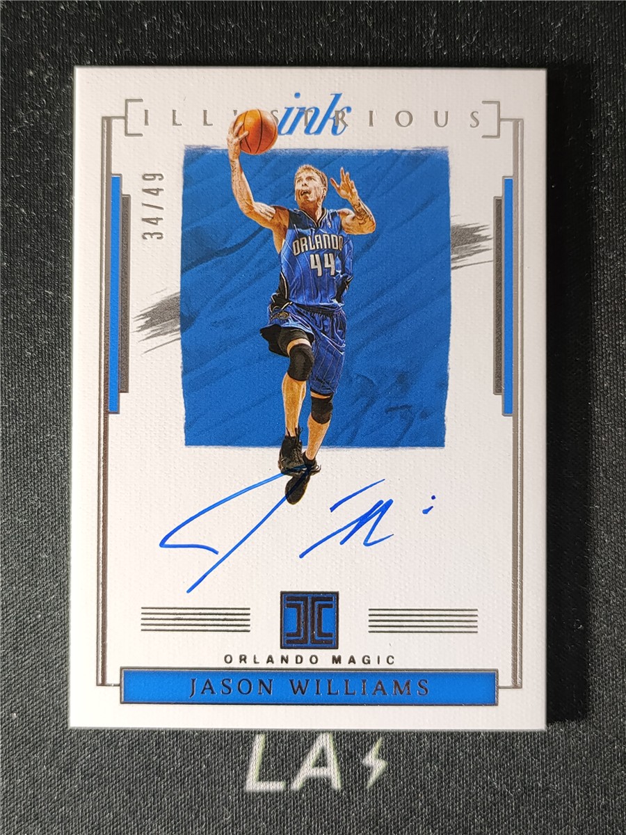 【LA拍卖】21-22 Panini Impeccable Jason Williams 小真金 贾森 威廉姆斯 白巧克力 魔术 国王队名宿 ...