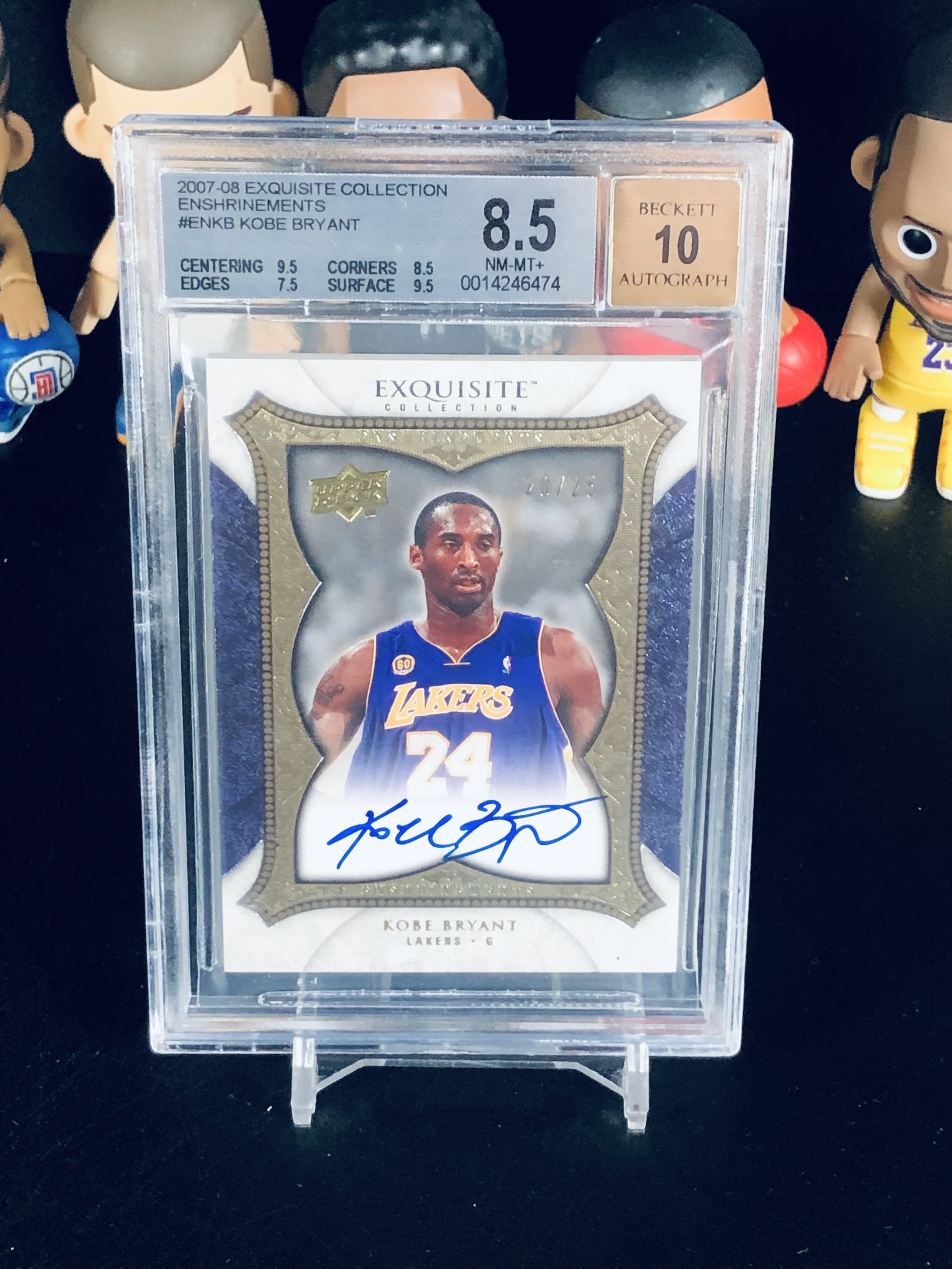 【喷子拍卖】2007-08 upper deck exquisite Kobe Bryant 木盒收藏 洛杉矶湖人 科比 布莱恩特 最经典大 ...