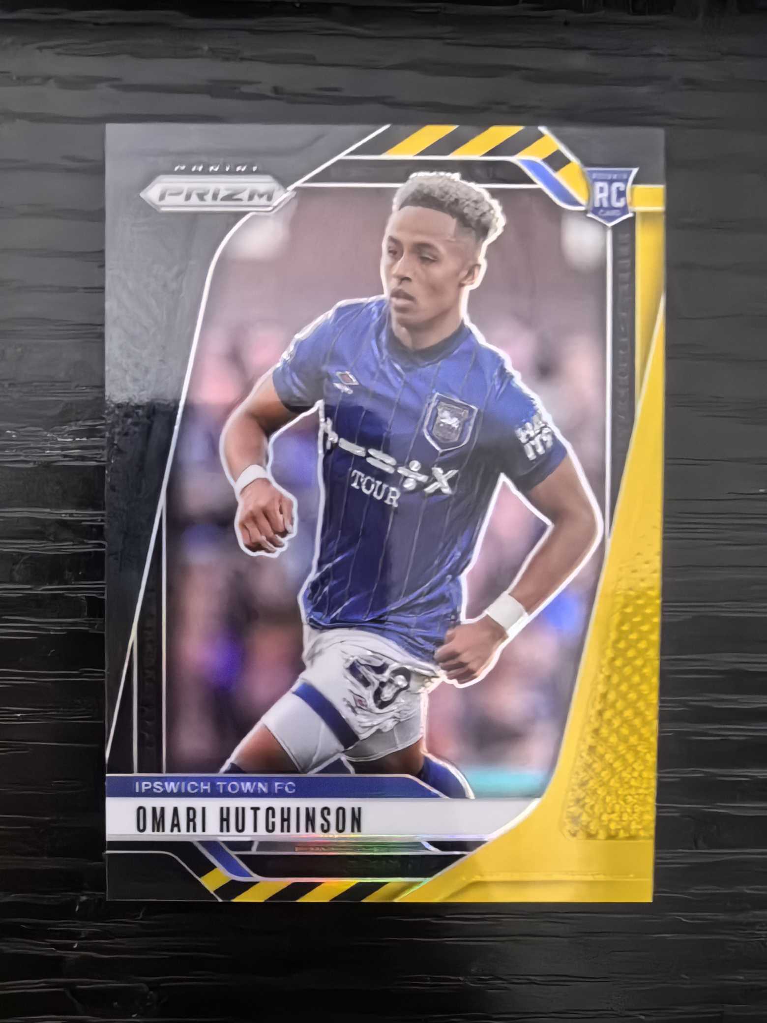 2024-25 Panini Prizm 英超 RC Omari Hutchinson 英超 伊普斯维奇 奥马里 哈钦森 base 2/8编 ...