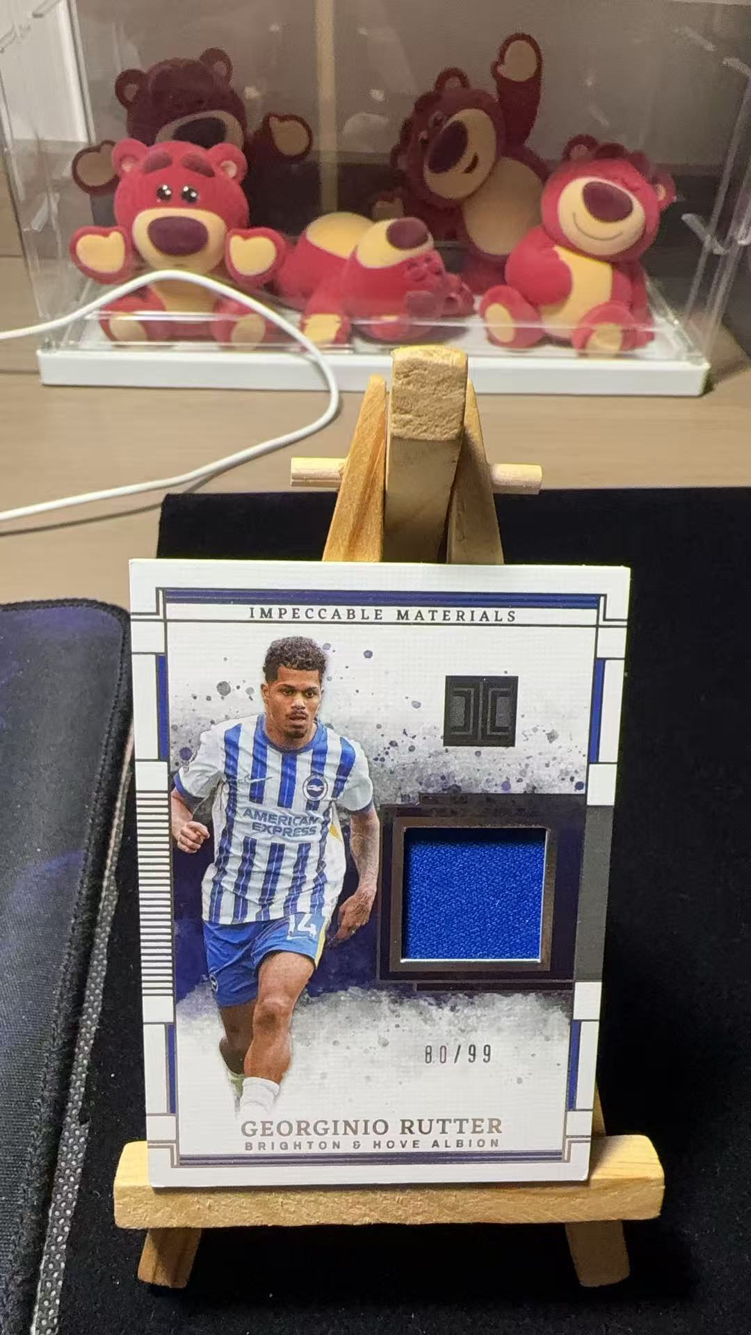 2024-25 Panini Impeccable Georginio Rutter 英超小真金 布莱顿 乔尔吉诺 鲁 80/99编 小窗物料 ...