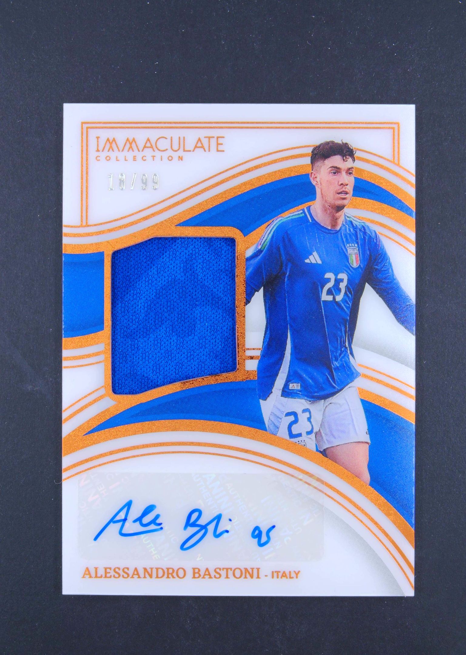 2023-24 Panini Immaculate Alessandro Bastoni 亚历山德罗 巴斯托尼 意大利 镜面 小窗 球衣 物料 ...