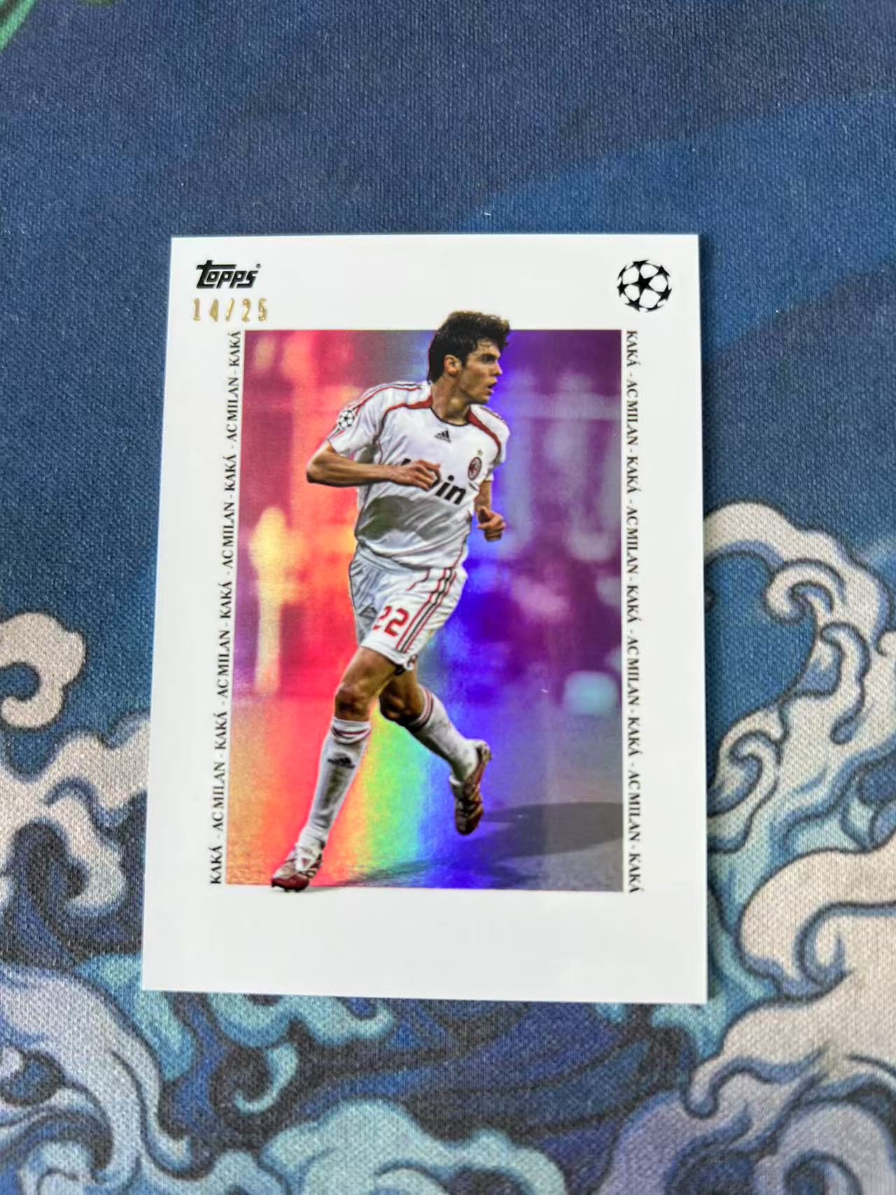2025 Omari Kellyman 极简 Kaka 极简 Kaka AC米兰 卡卡 14/22编 粉折 拍立得 卡品如图 选图好看 实卡 ...