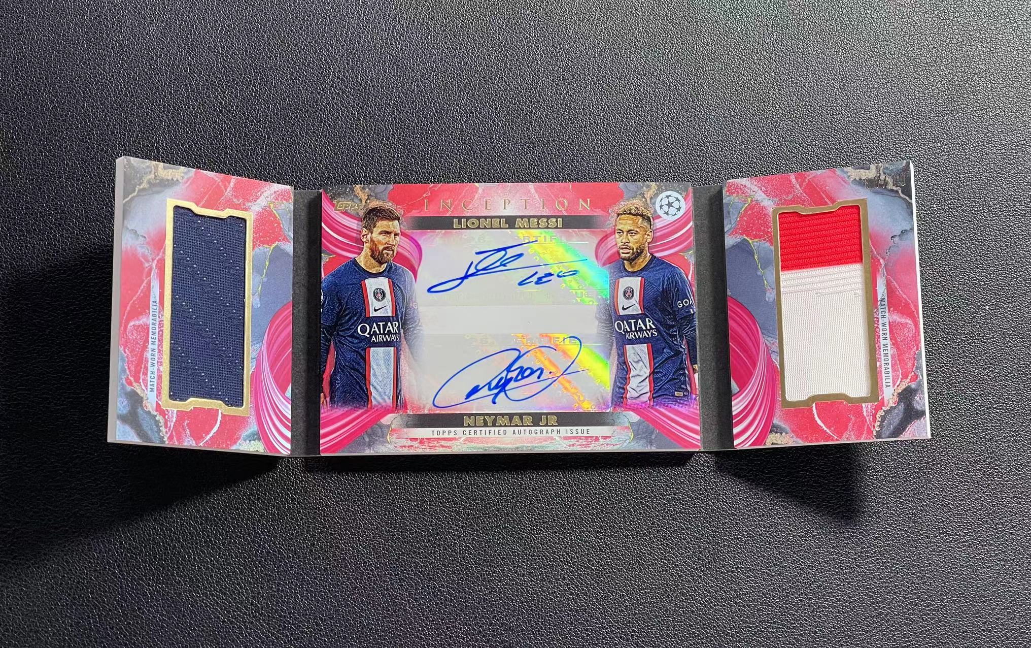 【超新星精品】2023 Topps inception Lionel Messi 盗梦空间 欧冠 巴黎圣日耳曼 梅西 内马尔 10编 双开小书 ...