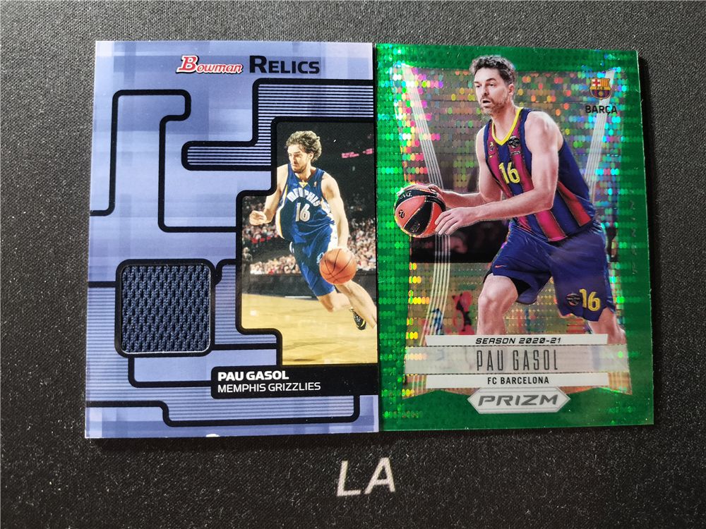 【LA拍卖】2007-08 Topps Bowman Draft Picks & Stars 欧洲联赛Prizm Pau Gasol 保罗 ...