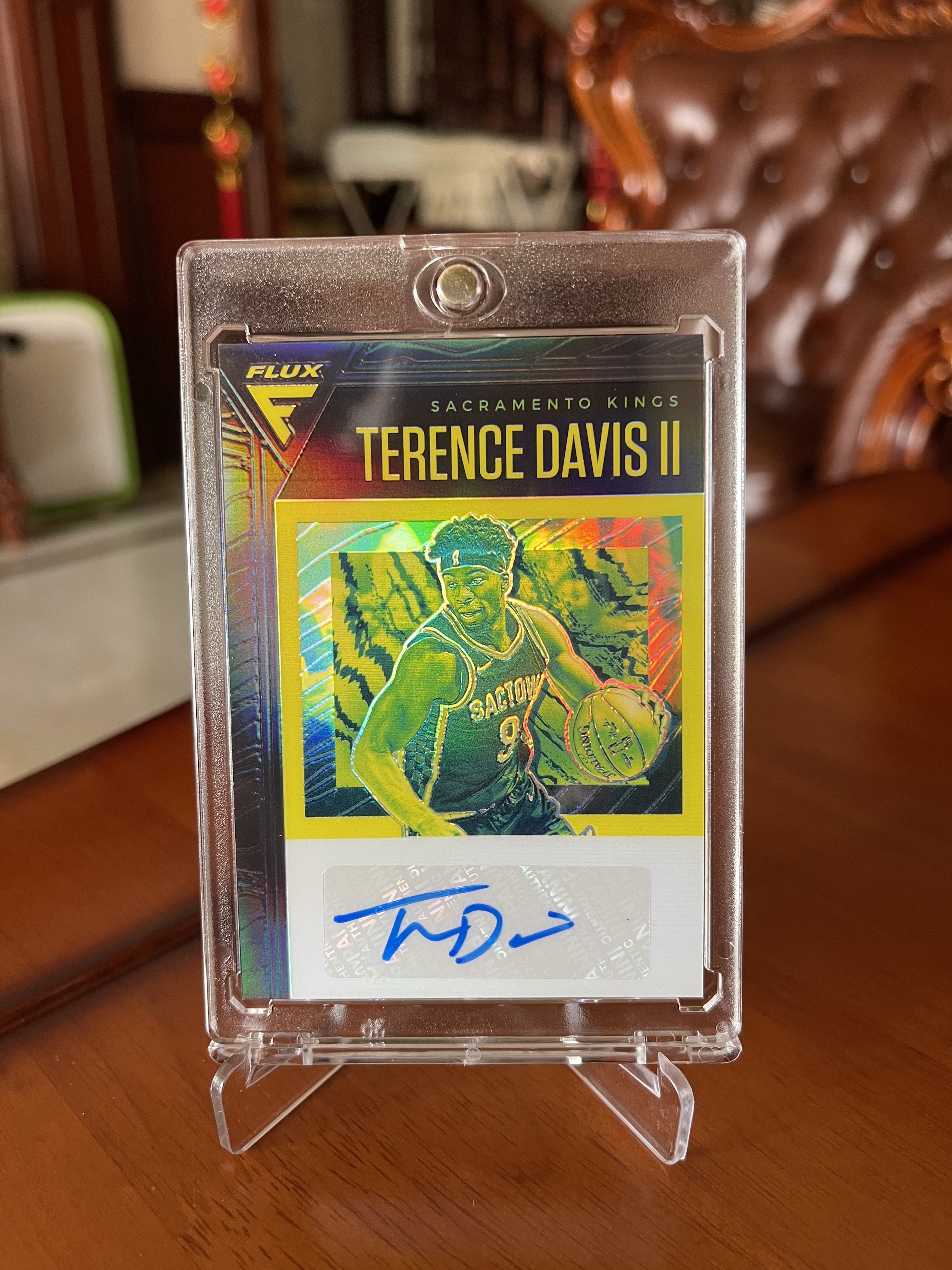 2020 Panini Luxe Terence Davis II 2020-21帕尼尼 one of one 特伦斯戴维斯 签名 球星卡 场 ...