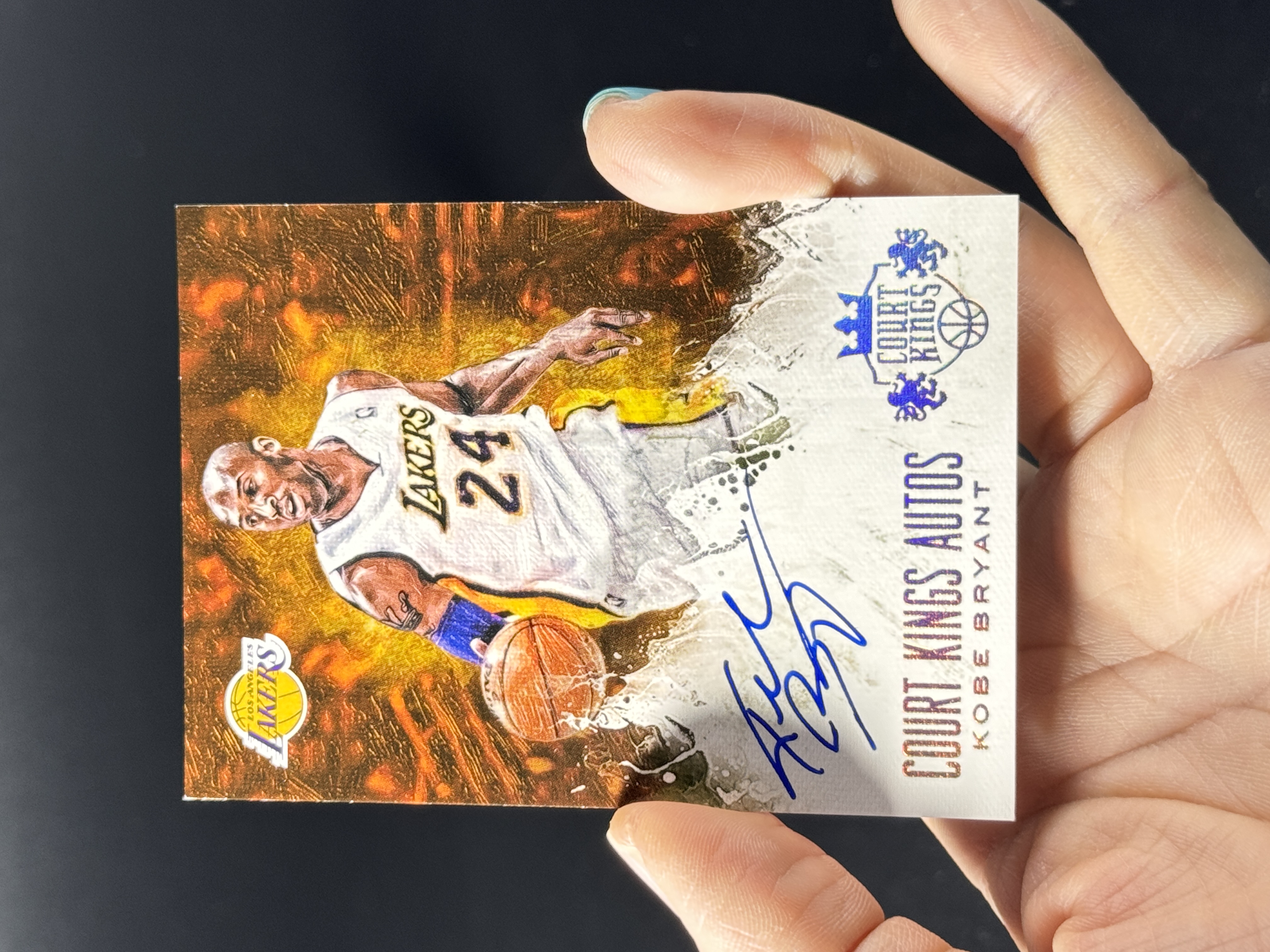 【喷子拍卖】2013-14 panini court kings Kobe Bryant 油画系列 洛杉矶湖人 科比 布莱恩特 签字 10编 ...