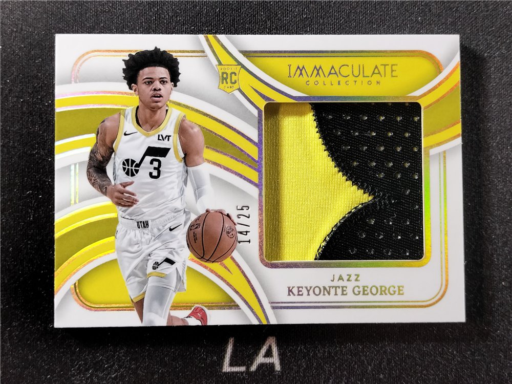 【LA拍卖】2023-24 Panini Immaculate Keyonte George 新秀RC 基昂特 乔治 爵士队 Massive ...