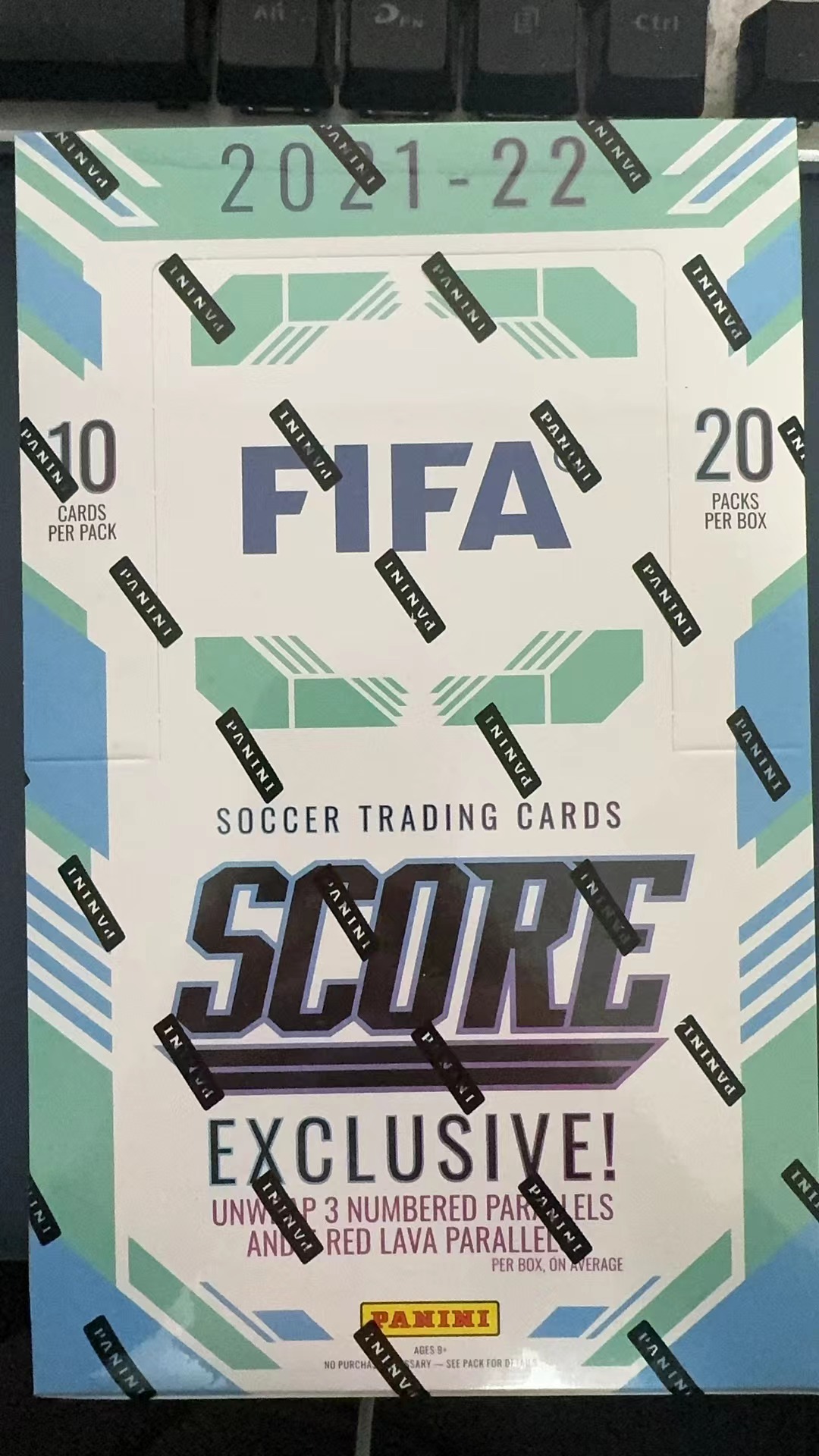 2021-22 Panini score FIFA retail Soccer 【隔壁小王卡店】一盒20包 每包10张卡 梅西世界杯夺冠年 ...