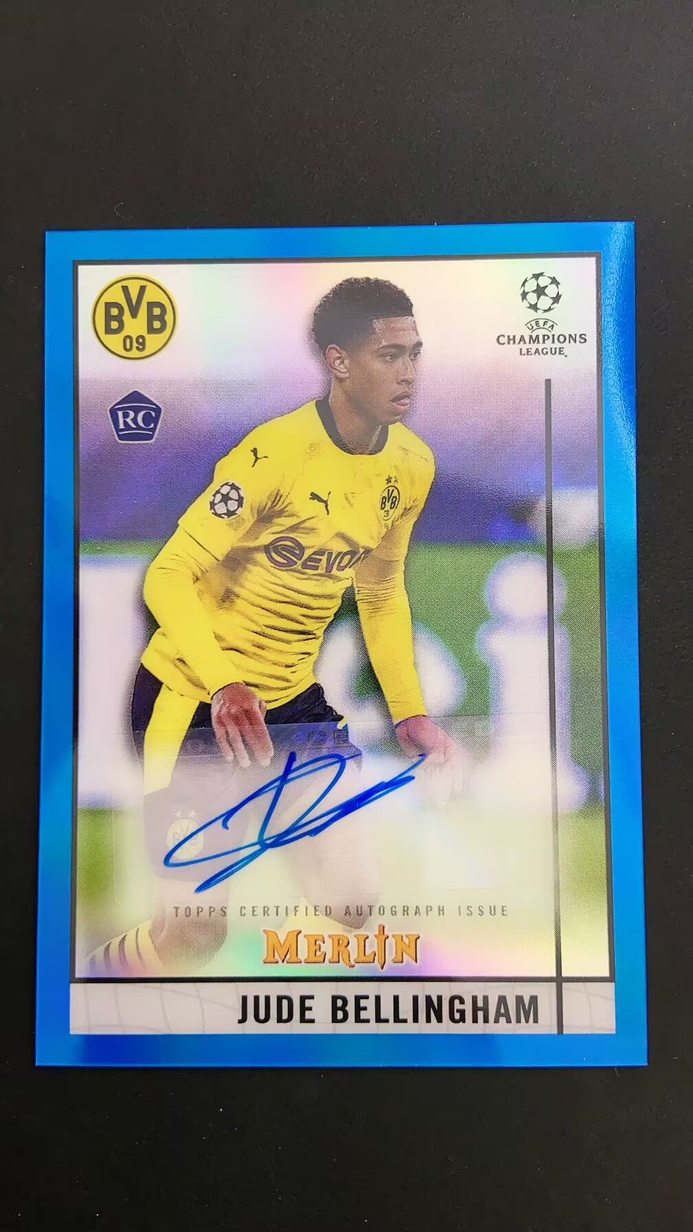 2021-22 Topps Merlin chrome Jude Bellingham RC 【肥猫代卖】V17T 梅林 多特蒙德 新秀 贝林 ...