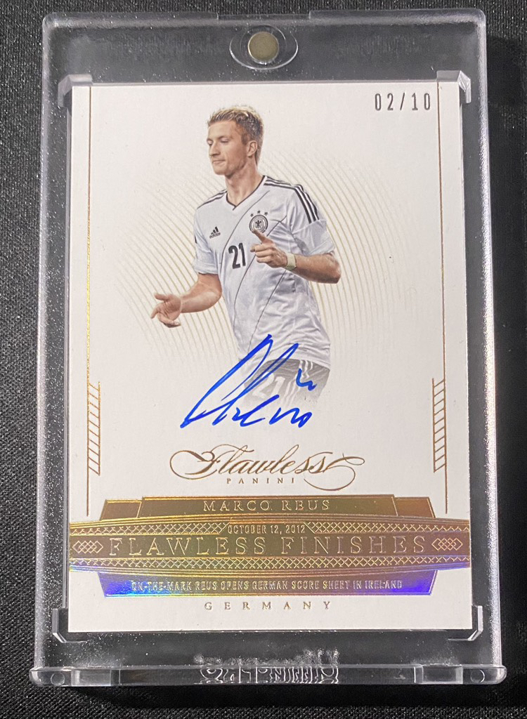 2015-16 Panini Flawless Marco Reus 手提 手提箱 绝杀 签字 德国 多特 小火箭 罗伊斯 10编 金版 2/ ...