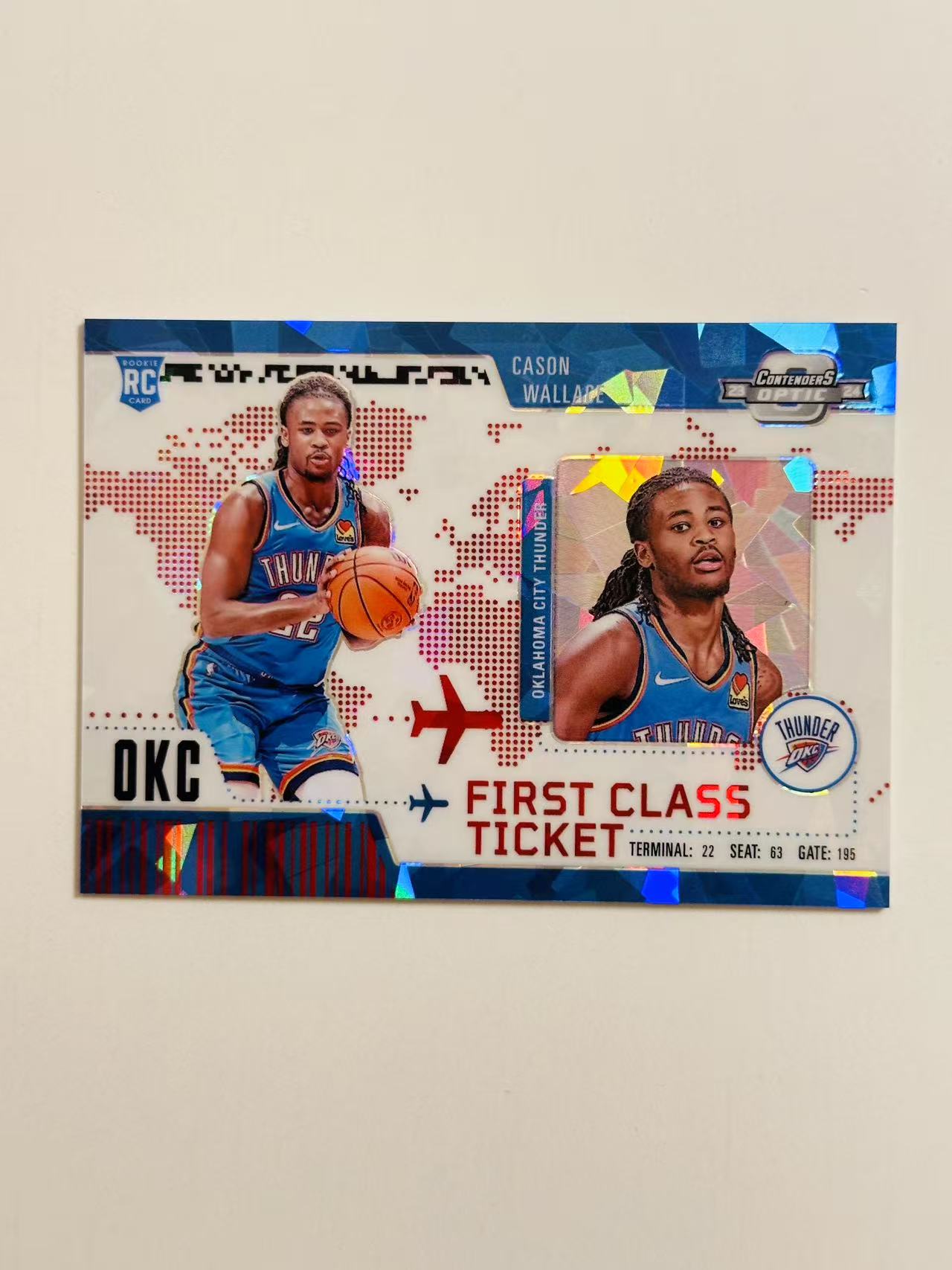 2023-24 Panini Contenders Optic Cason Wallace 嘿嘿代卖 球票OP 卡森 华莱士 新秀 RC 机票 ...