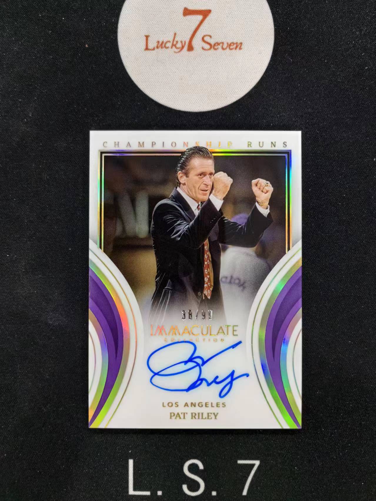 2022-23 Panini Immaculate Pat Riley LS7拍卖 IMM 湖人 帕特 莱利 38/99 ...