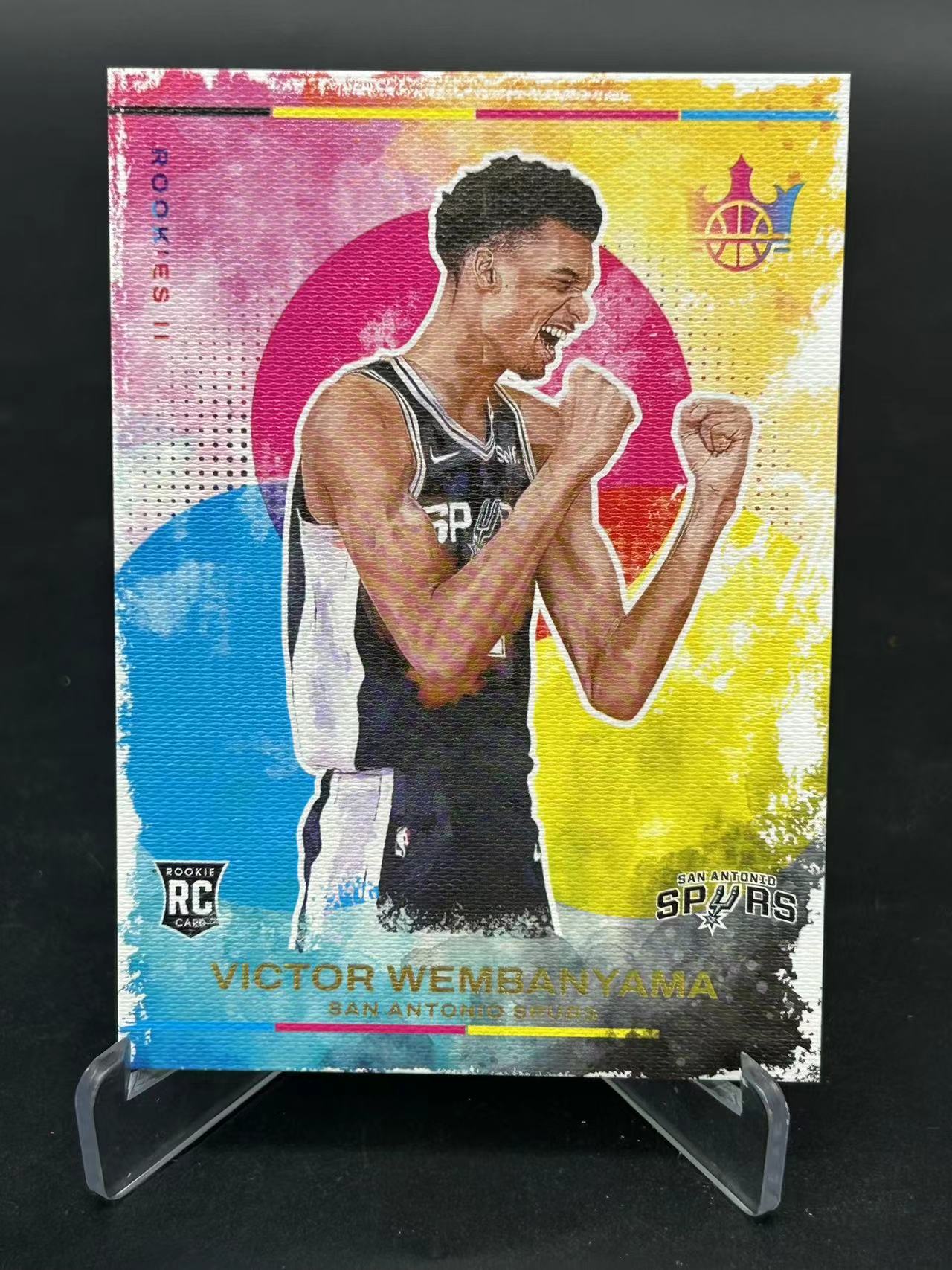 2023 24 Panini Court Kings Victor Wembanyama Rc 【肥猫代卖】泽 油画 马刺 文班亚马 斑马