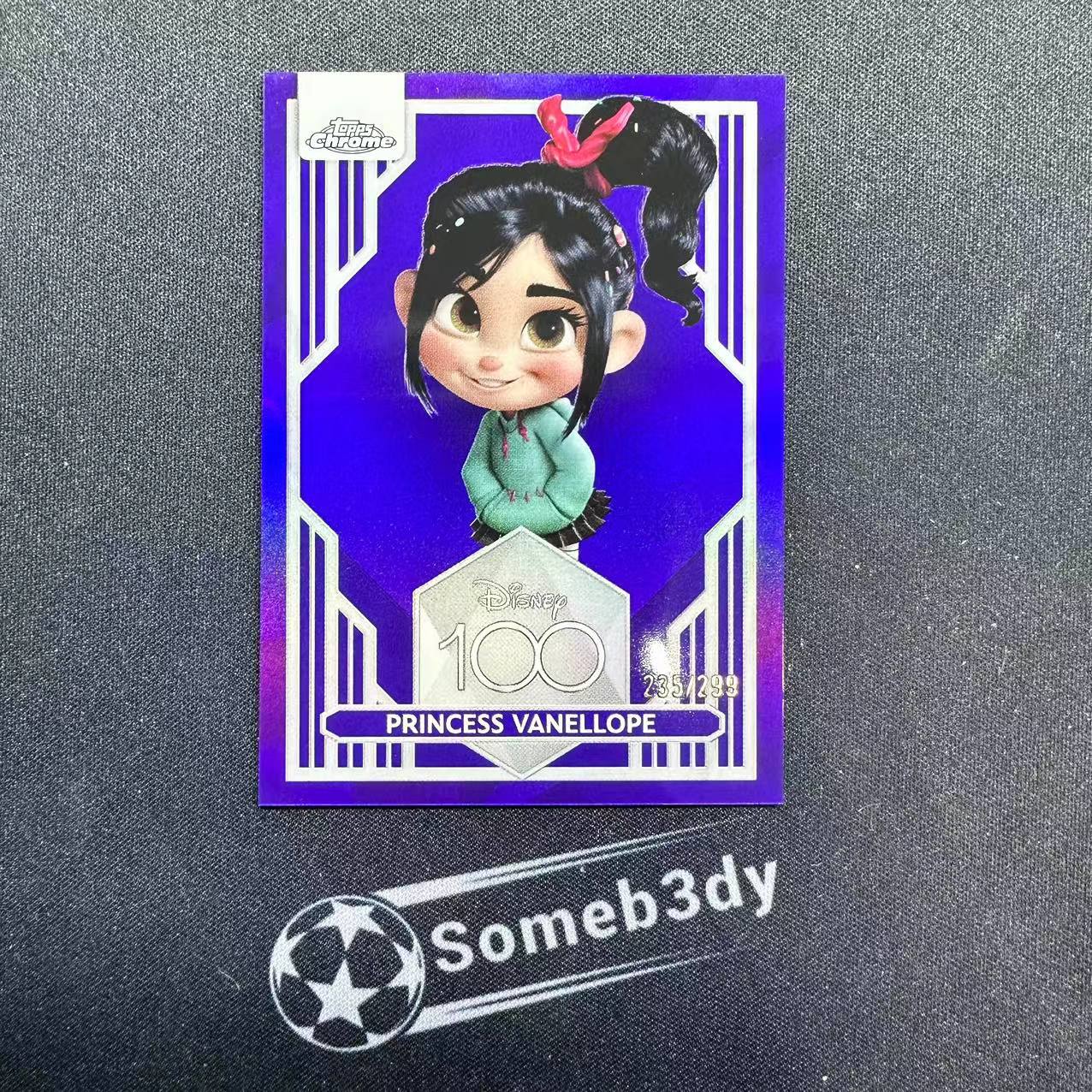 2023-24 Topps Disney Princess Vanellope 迪士尼100周年 无敌破坏王 云尼洛普公主 299编 紫折 ...