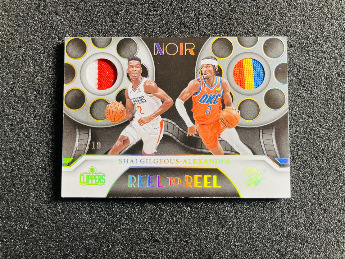 【VC拍卖】2022-23 noir 快船 雷霆 sga 亚历山大 10编 金版 reel to reel 前世今生 patch 1/10 首 ...