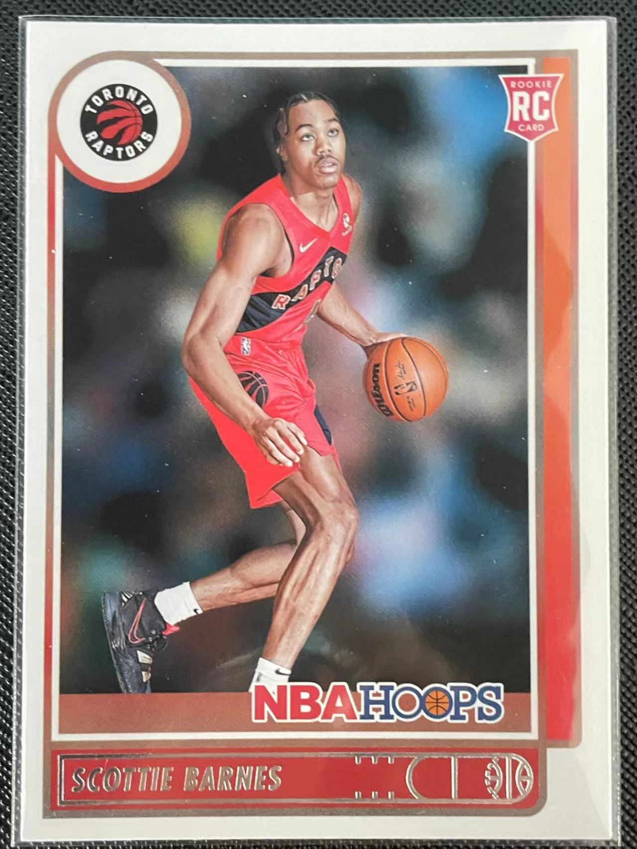 2021-22 Panini Hoops 斯科蒂·巴恩斯 多伦多猛龙 新秀RC 顺位最佳新秀！HOOPS手雷base 专收凑套必选！ 卡淘