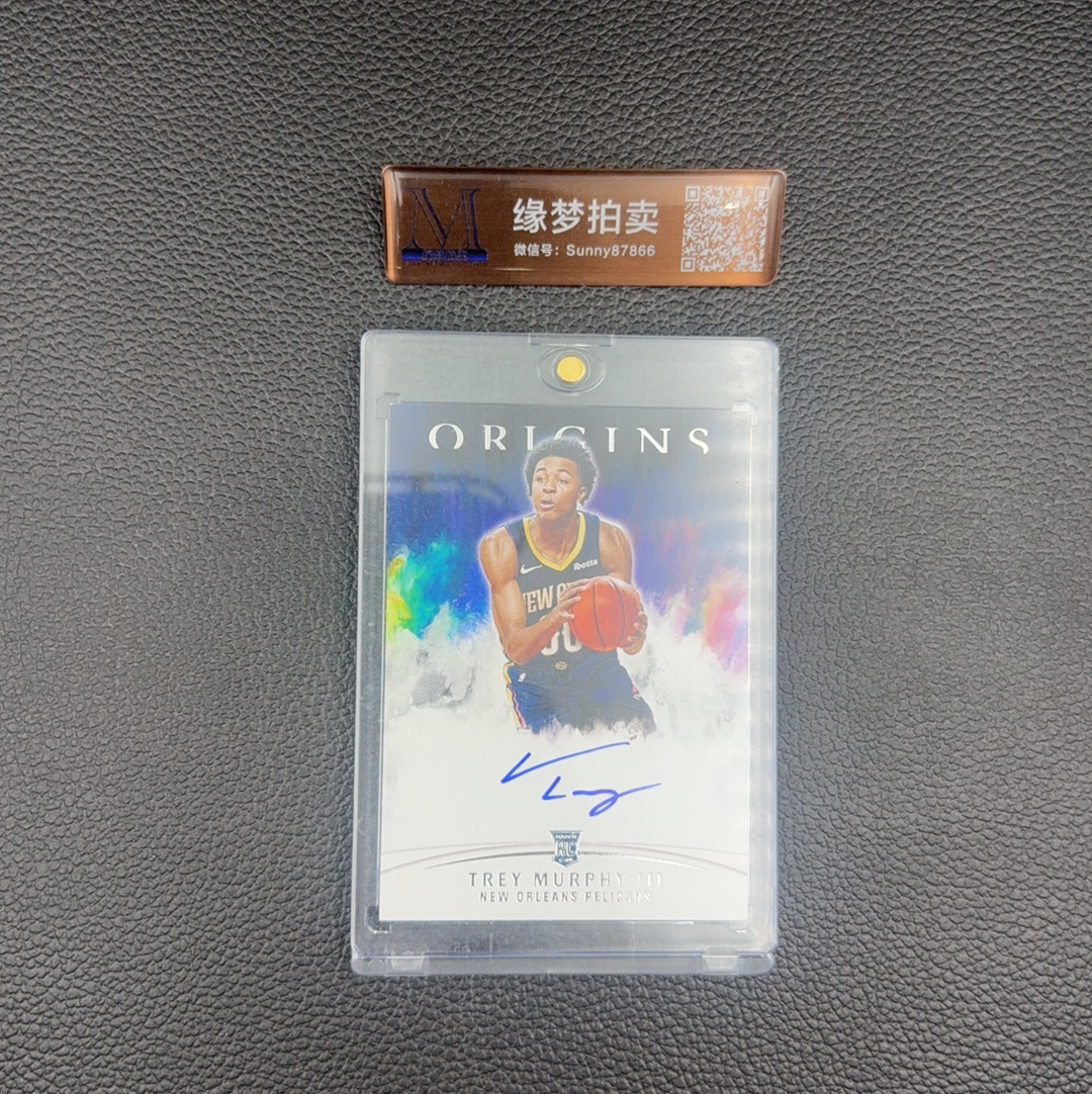 【缘梦拍卖】2021-22 panini Origins Trey Murphy III 起源 鹈鹕 特雷 墨菲三世 新秀 rc 签字 卡签 ...