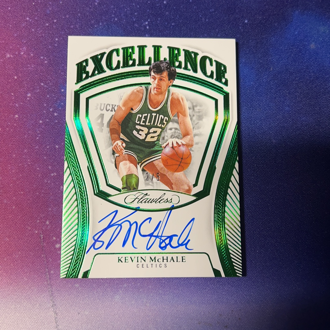 2024-25 Panini Flawless Kevin McHale 凯文 麦克海尔 手提 凯尔特人 传奇 名宿 签字 卡签 2/5编 超 ...