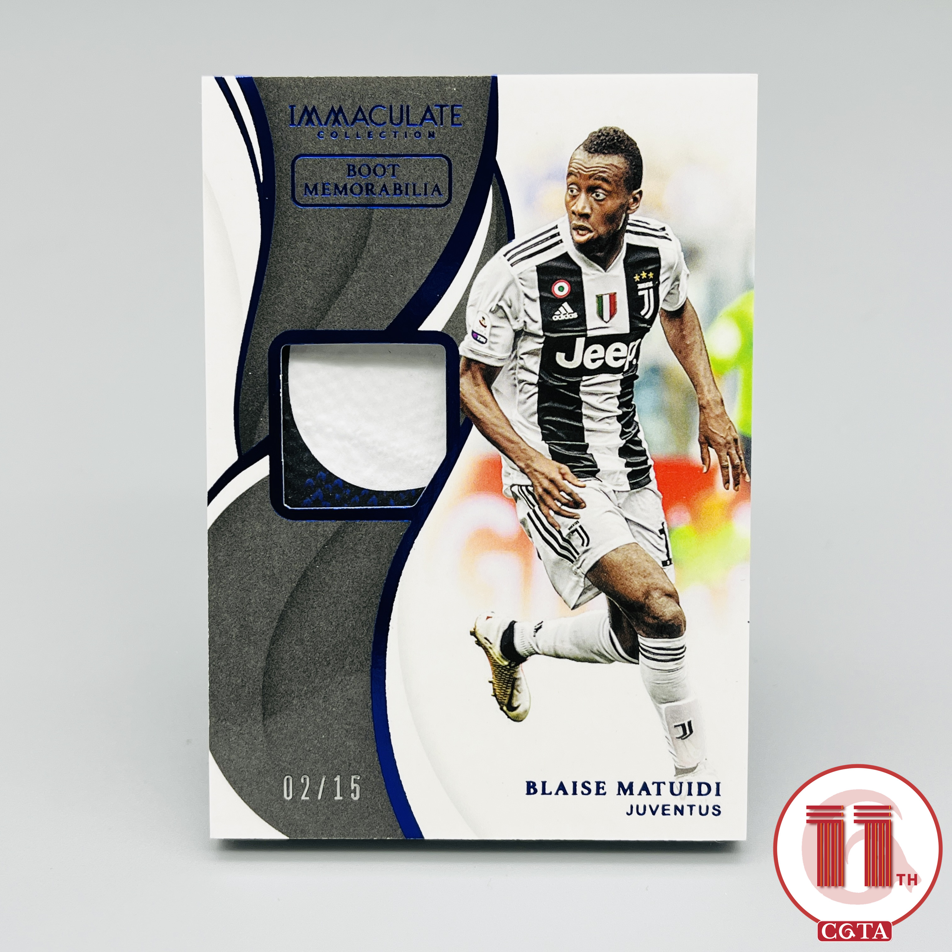 【CGTA越秀山】2018-19 Panini Immaculate 尤文 马图伊迪 02/15编 蓝折 落场版 Patch切割 Boot ...