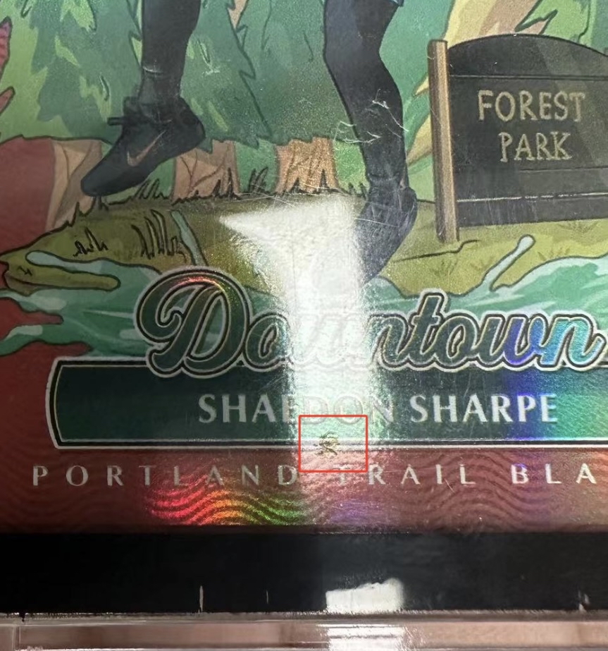 2022-23 帕尼尼 One and One Shaedon Sharpe RC 【麦考拍卖】系列Hit ssp超大比例 Downtown ...