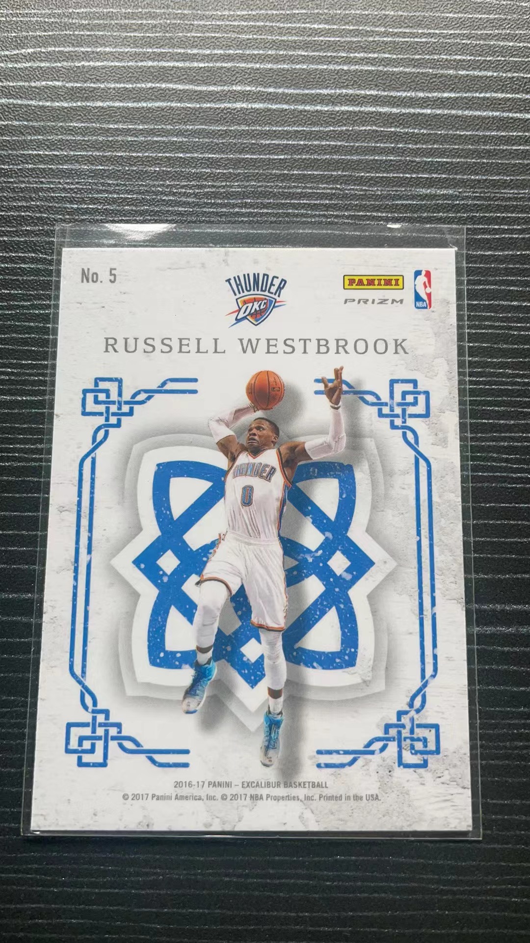 2016-17 Panini Excalibur Russell Westbrook 16/17赛季 帕尼尼 圣剑 CRUSADE 雷霆 拉塞 ...