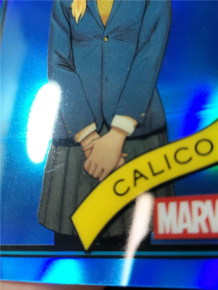 【LA拍卖】2025 Topps Chrome Marvel Calico TC漫威系列 1st 首次亮相ip 加利科 卡莉科 蓝折 Base ...