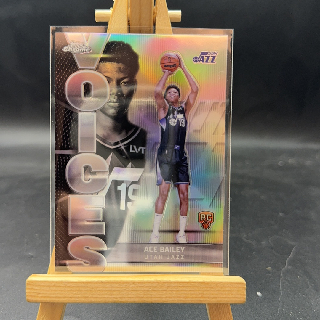 【Roseee代卖】2025 Topps Chrome Airious "Ace" Bailey RC 爵士 艾斯 贝利 天赋爆炸 模板麦迪 ...