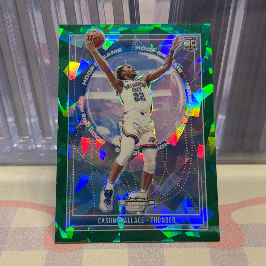 2023-24 Panini Contenders Optic Cason Wallace RC 球票OP 雷霆新秀 卡森 凯森 华莱士 ...