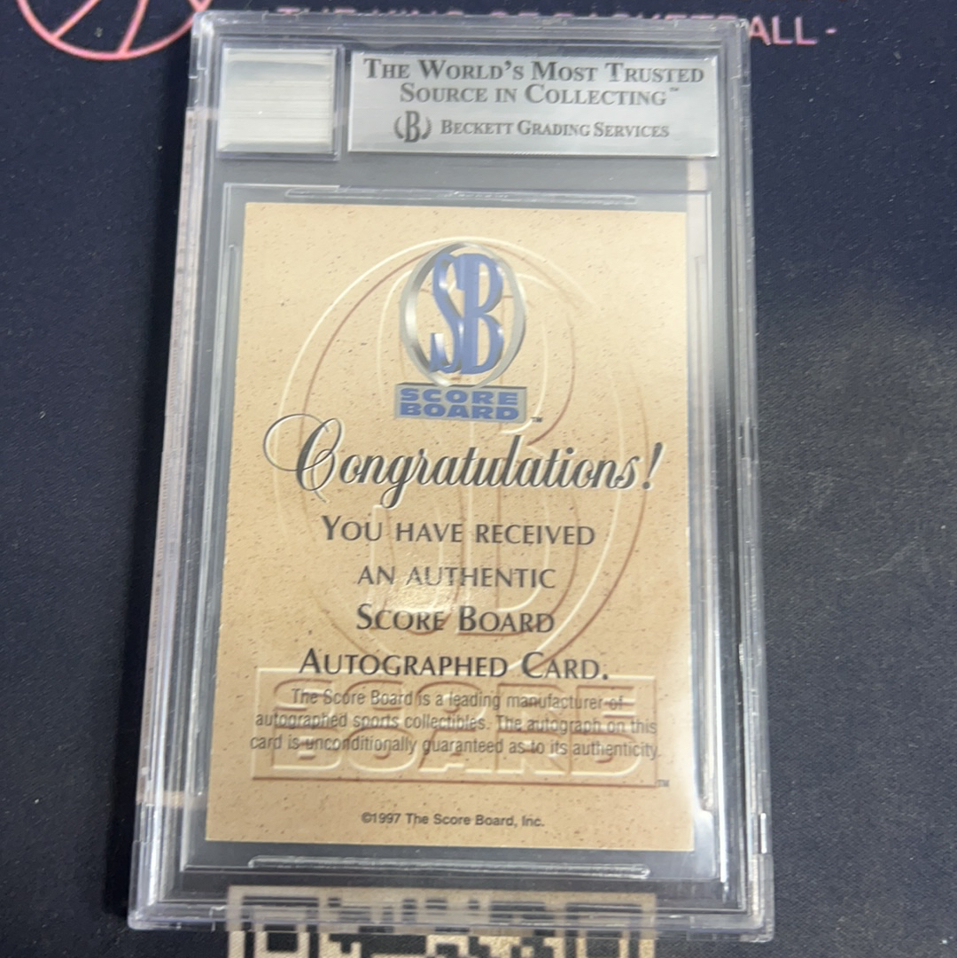 1997 SCORE Board Tracy McGrady G6 特雷西 麦克格雷迪 麦迪 签字 卡签 478/670编 带编 手写编 卡品 ...