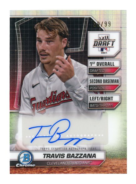 2024 Bowman Draft Draft Nights Auto Travis Bazzana 39/99 RC Rookie 卡淘