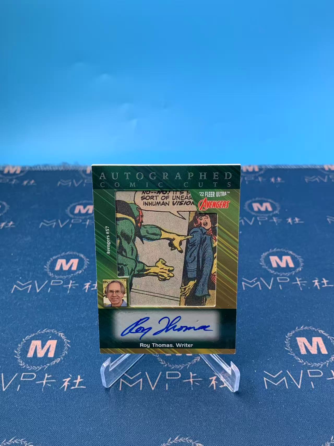 2022 Fleer Marvel (MCU) 漫威 Avengers 复仇者联盟 【MVP拍卖】 10/10编 尾编 艺术家漫画切割实物签 ...