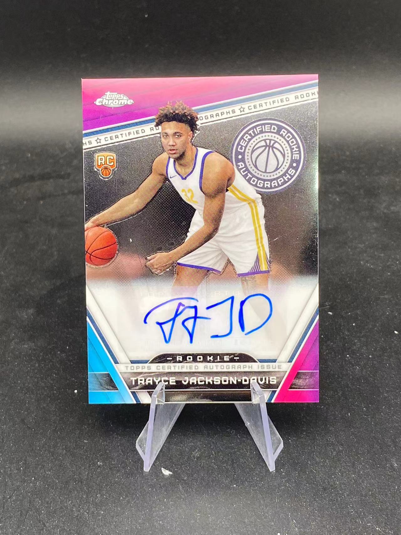 2024 Topps Chrome Trayce Jackson Davis RC 【十三笔】篮球TC 新秀 杰克逊戴维斯 TJD 签字 认证 ...