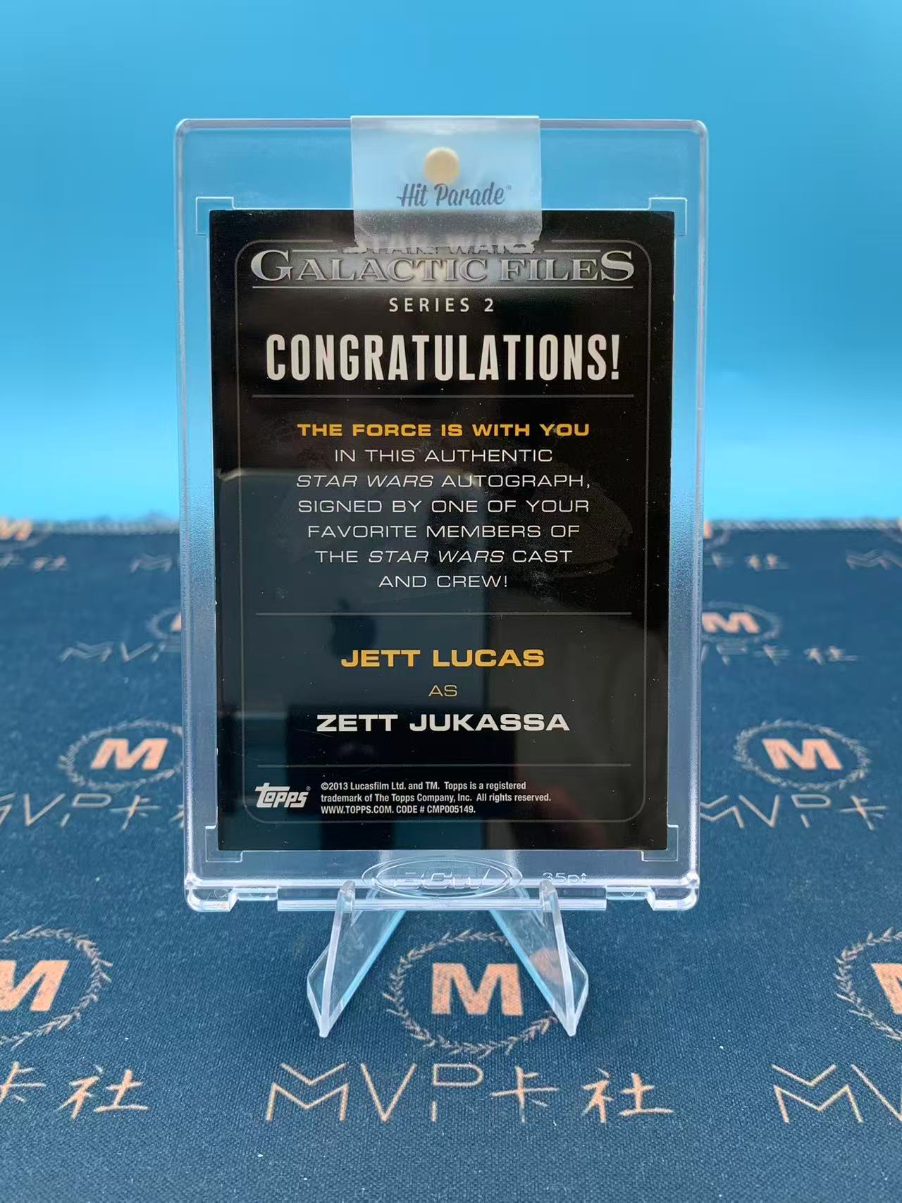 2023 Topps Star Wars 星球大战 【MVP拍卖】 Galactic Files S2 泽特·朱卡萨 Zett Jukassa ...