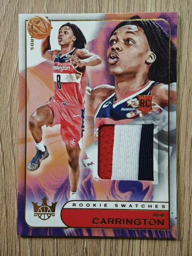 2024-25 Panini Court Kings Bob Carrington RC 【二狗拍卖】油画 卡林顿 新秀 奇才 新秀物料切割 ...