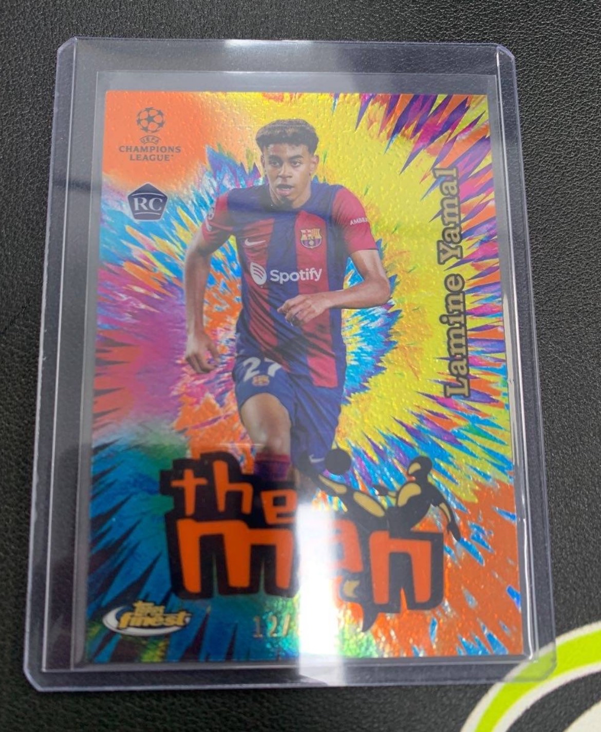 2024 Topps Finest Lamine Yamal RC 欧冠 西甲 巴塞罗那 新秀 超级新人 拉明 亚马尔 12/25 编 The ...