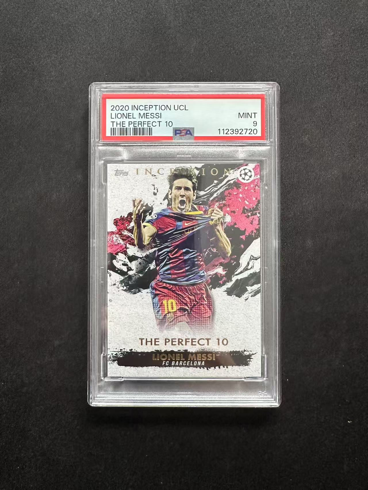 【长安代卖 截标预付80%】2020-21 Topps Inception UCL 欧冠 元年盗梦空间 巴萨 巴塞罗那 Lionel Messi 球王 梅西 完美10号 Perfect 10 ...