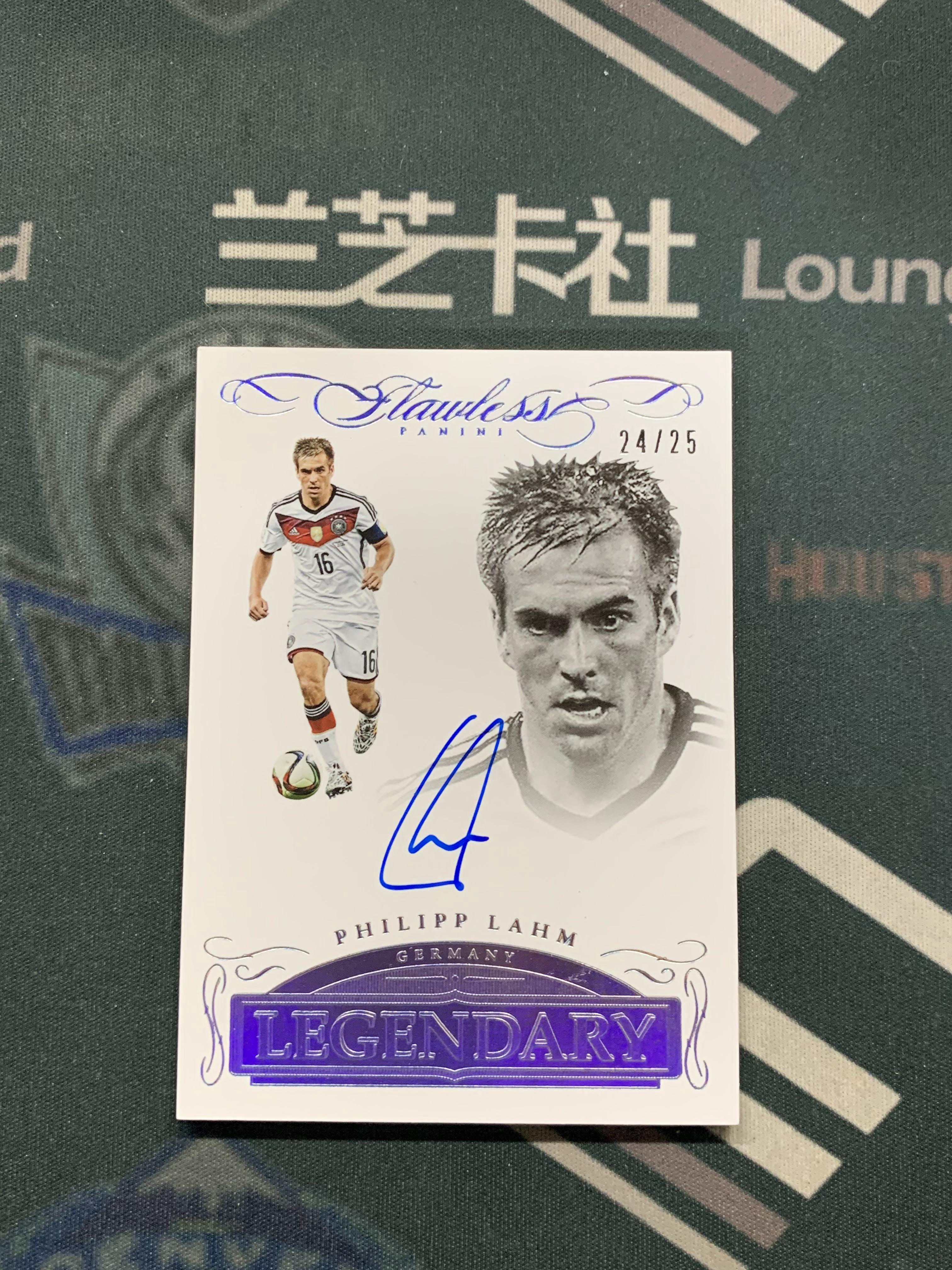 2015-16 Panini Flawless Philipp Lahm 【LZK187】2015-16 足球 元年手提 系列 25编传奇版本 ...